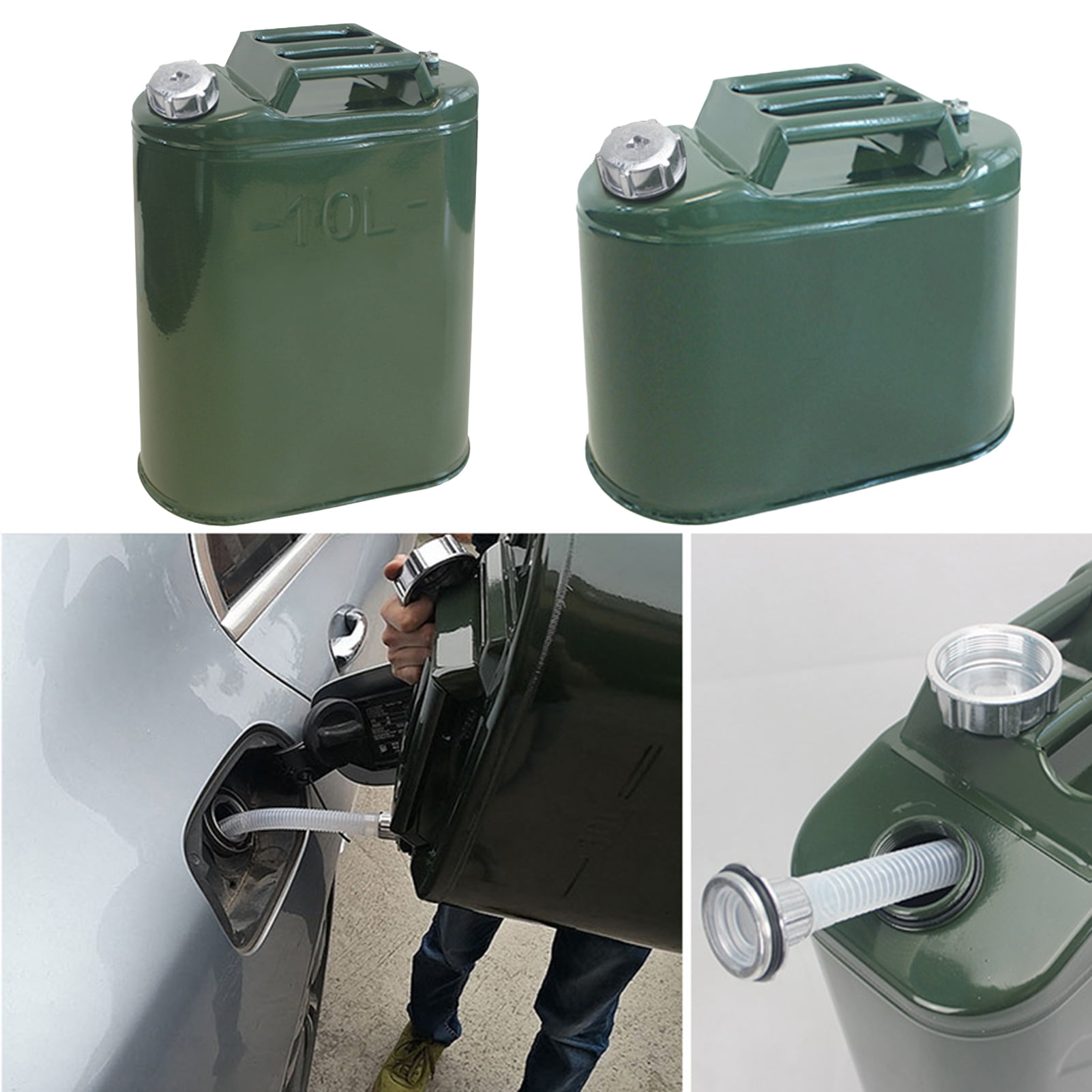 ZenCart 5L/10L Fuel Tank Metal Portable Transfer Tank No Leakage ...