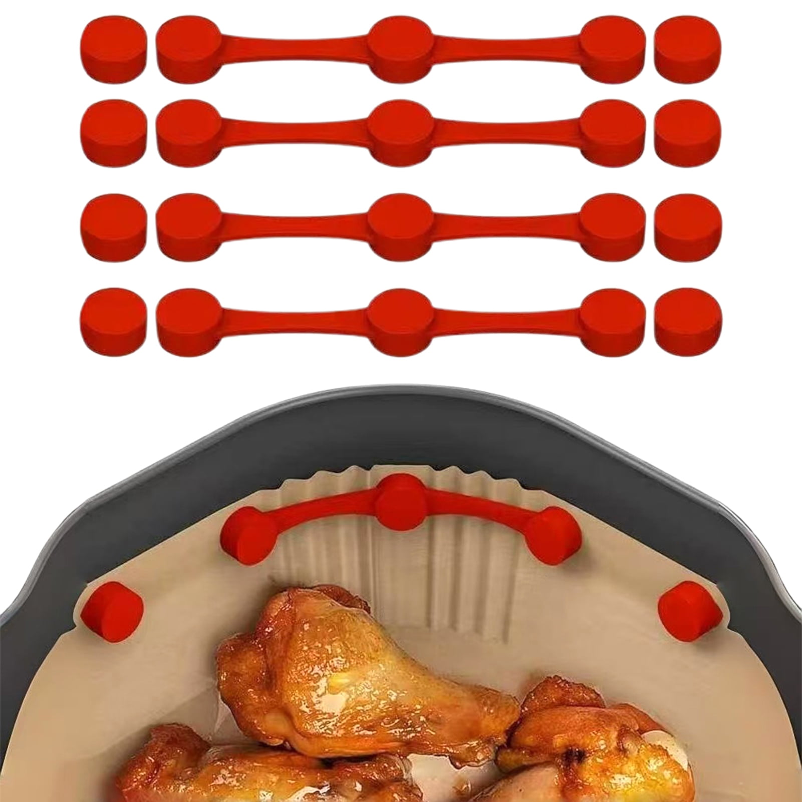 ZenCart Air Fryer Magnet Silicone Buckle Locking Clip for Parchment ...