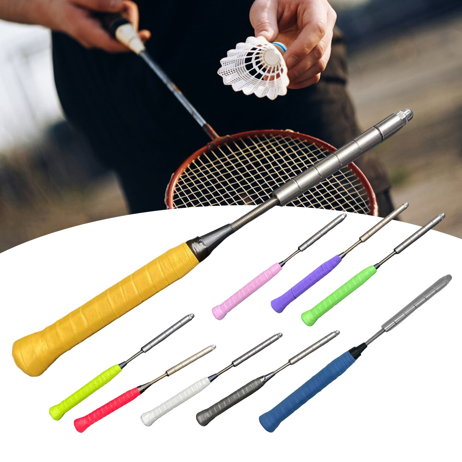 ZenCart Badminton Racket Training Device Anti-Slip Handle Realistic ...