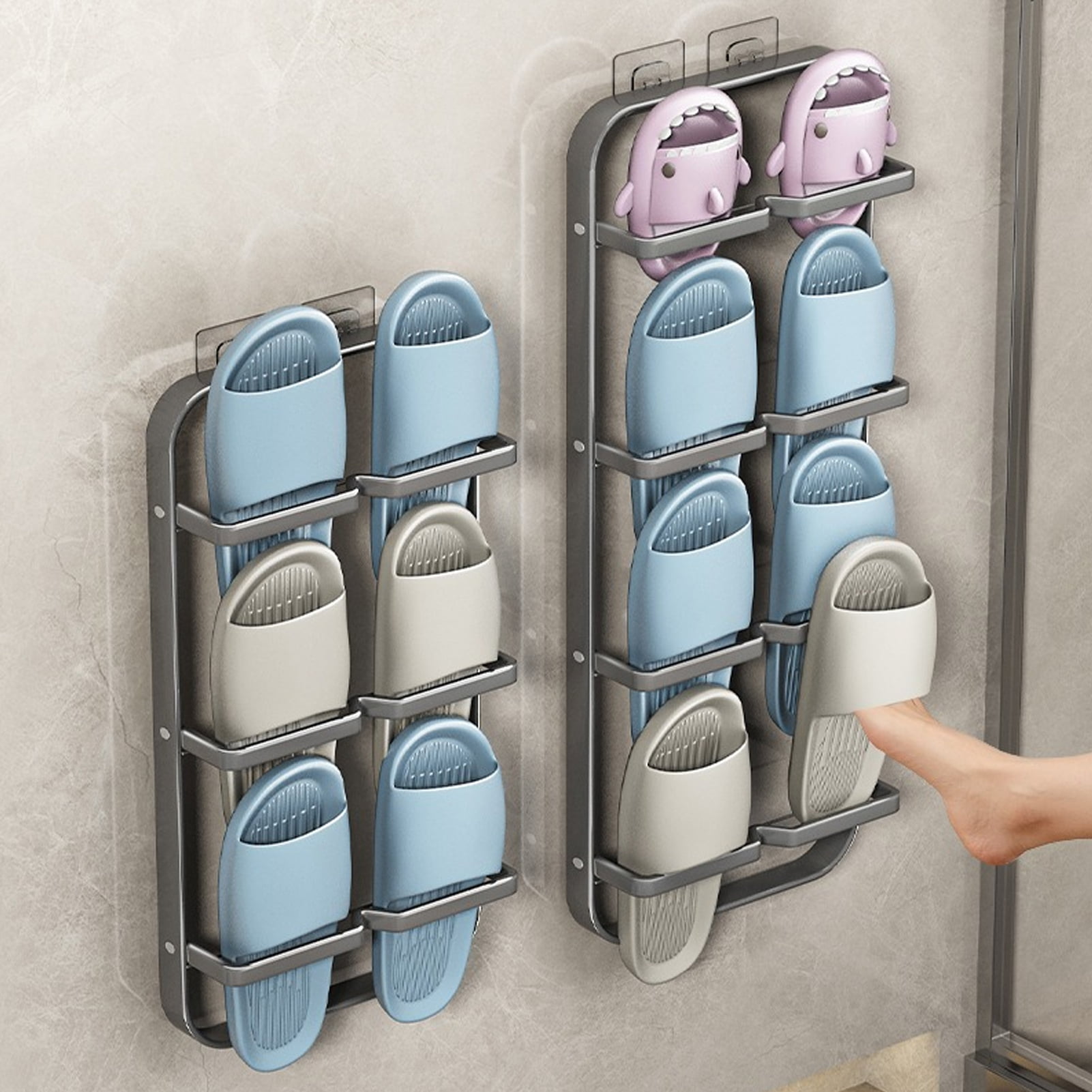 ZenCart Bathroom Slipper Rack Multi-layer Strong Load-bearing No ...