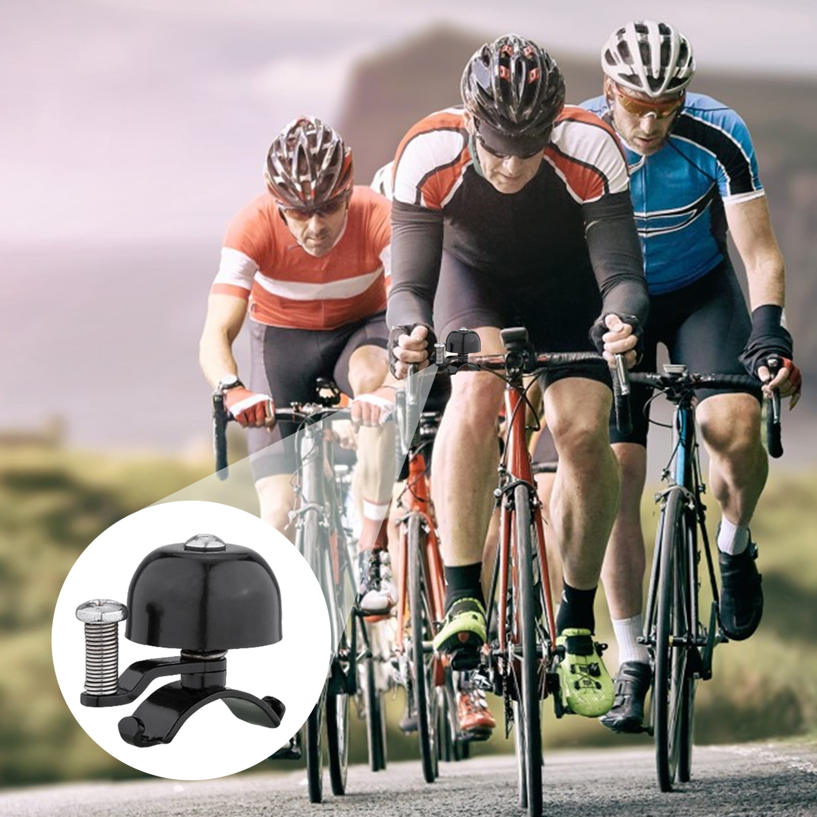 ZenCart Bicycle Classic Bell with Rubber Strap Lightweight Loud Sound ...