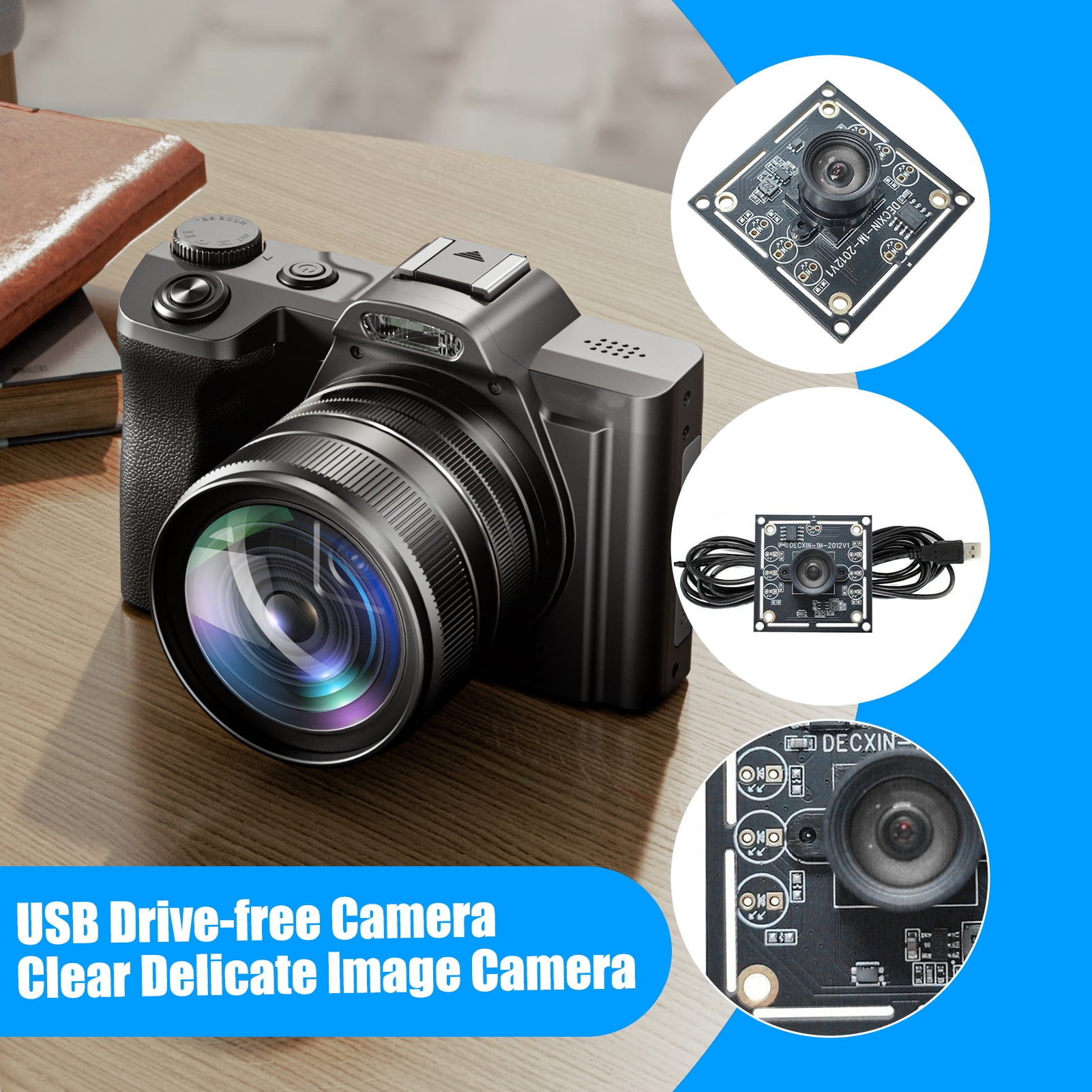 ZenCart Camera Module Plug-and-Play Universal Fit 100 Degree 1MP USB ...