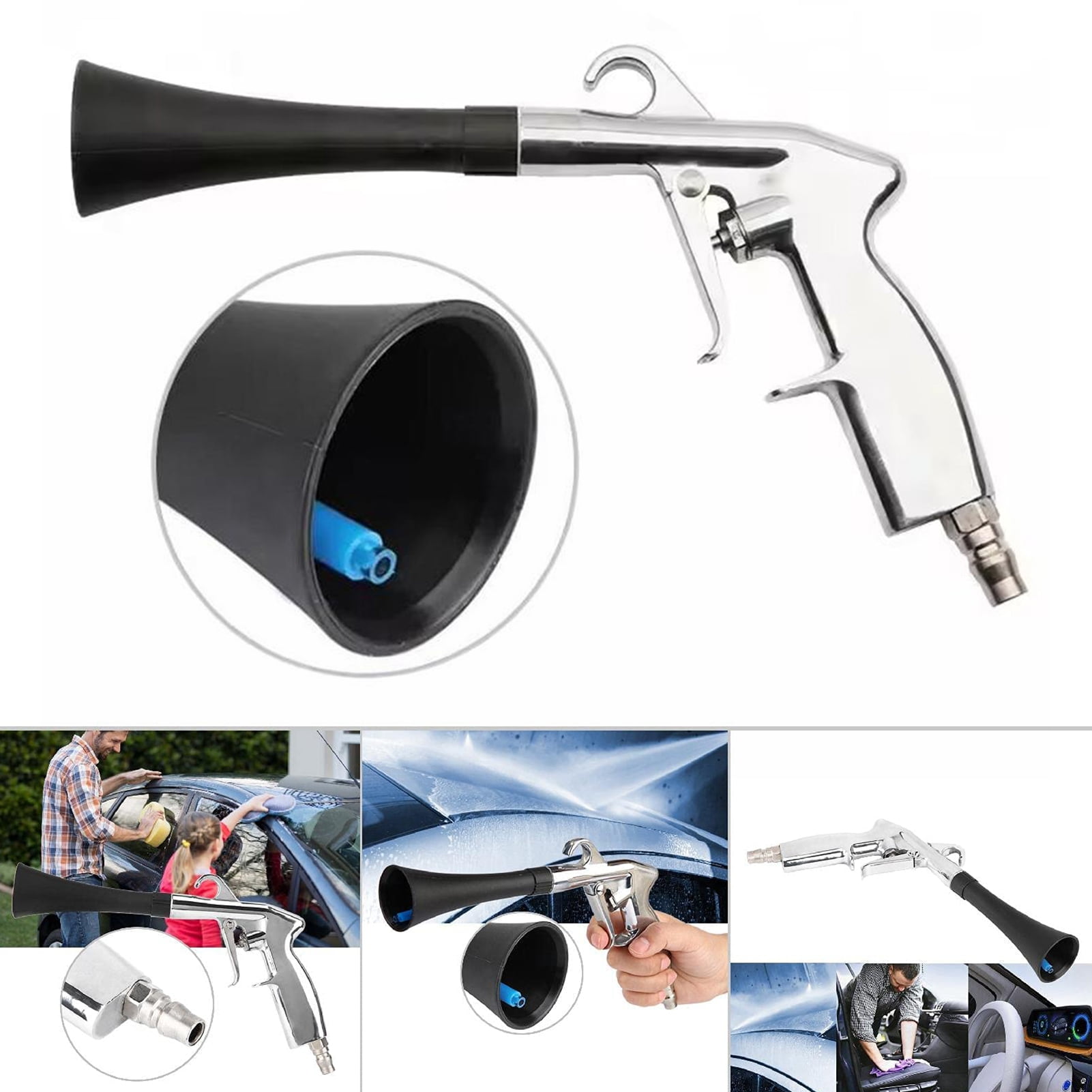 ZenCart Car Air Blow Cleaner 360 Degree Rotation Multifunctional ...