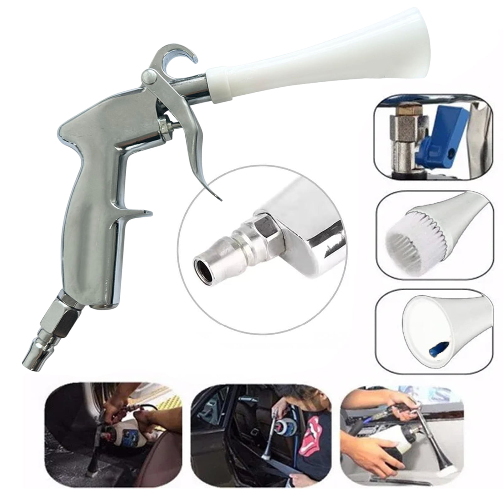 ZenCart Car Cleaning Air Blower Tool with Trumpet Nozzle High Pressure ...