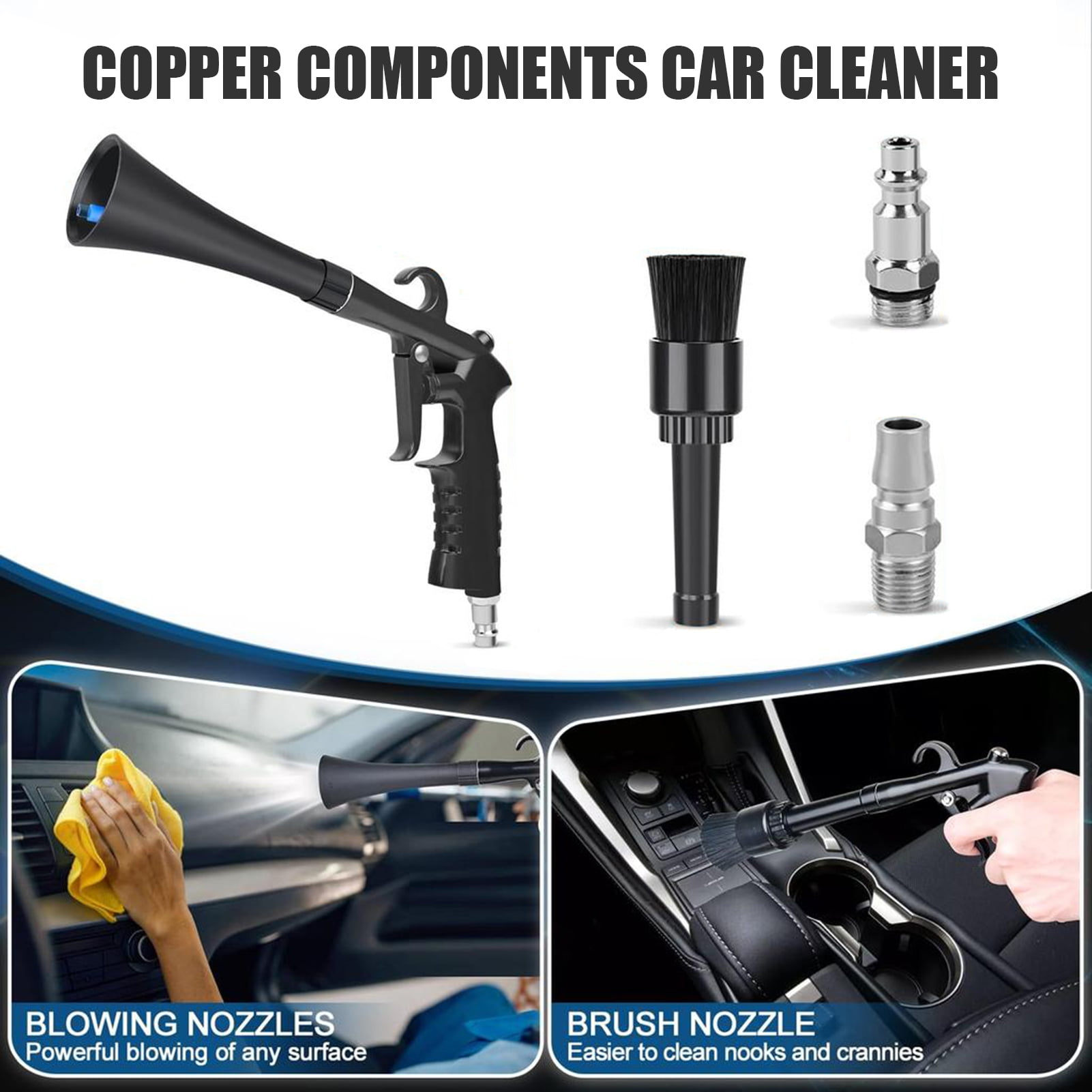 ZenCart Car Interior Cleaner Air High Pressure Blow Machine Detailing ...
