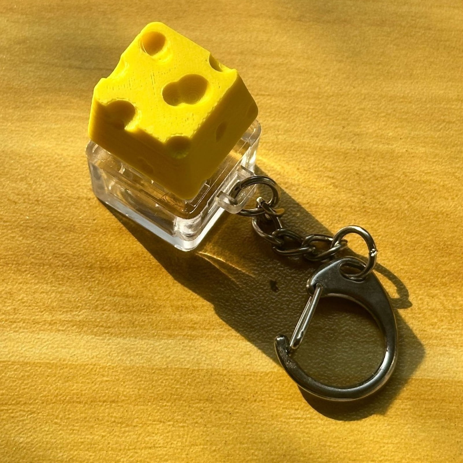 ZenCart Cheese Keyboard Fidget Keychain Stress Anxiety Relief Portable ...