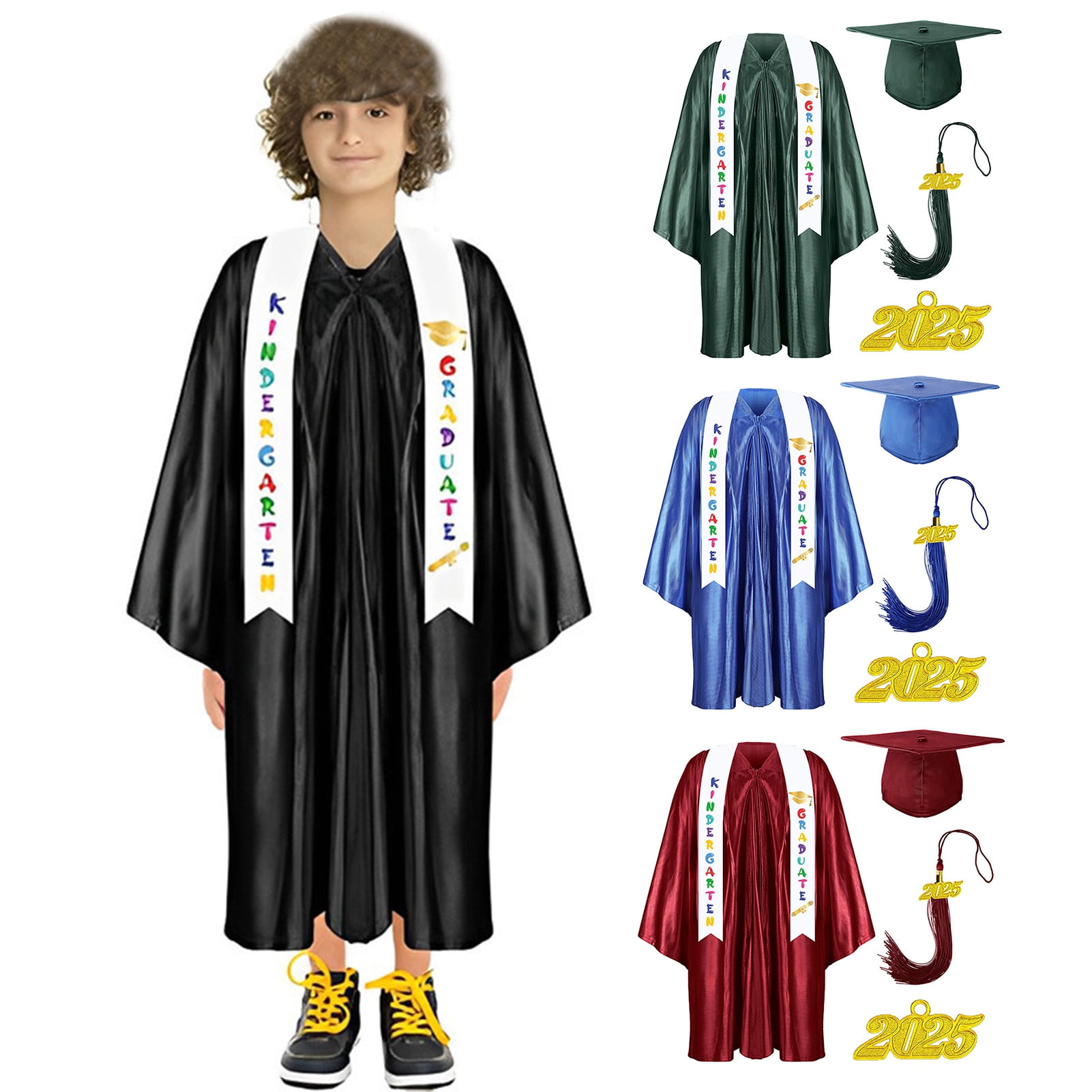 ZenCart Children Kindergarten Graduation Uniform with Tassel Hat And ...