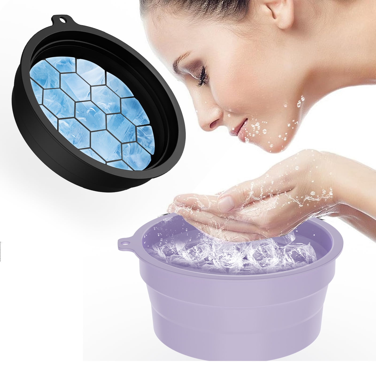 ZenCart Collapsible Face Bowl with Built-in Ice Tray Eco-friendly ...