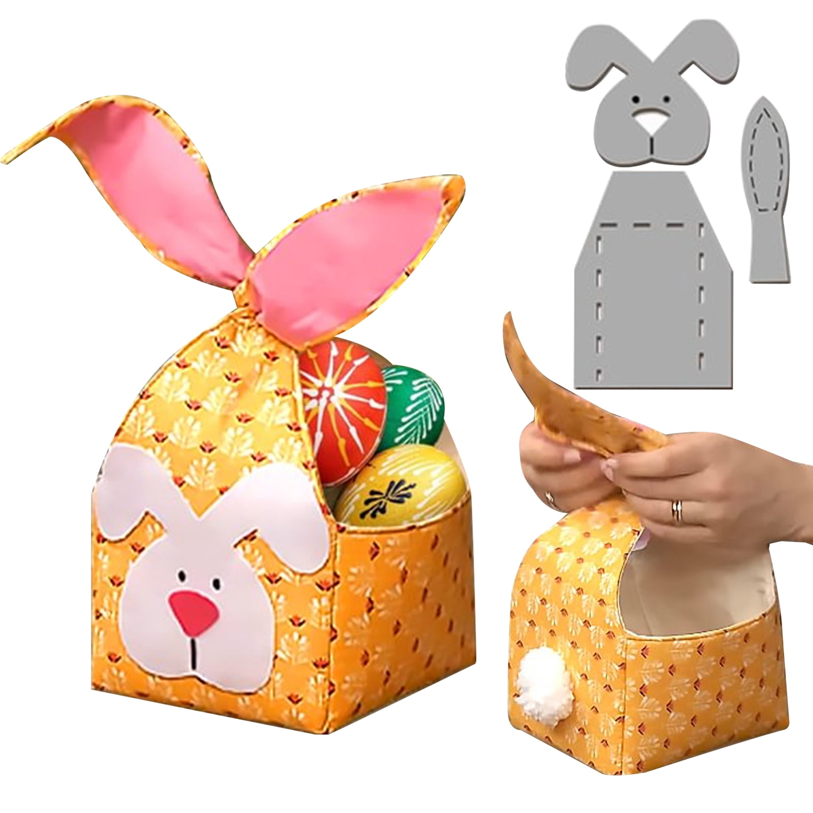ZenCart Easter Basket Template Reusable Acrylic Rabbit Template Bunny ...