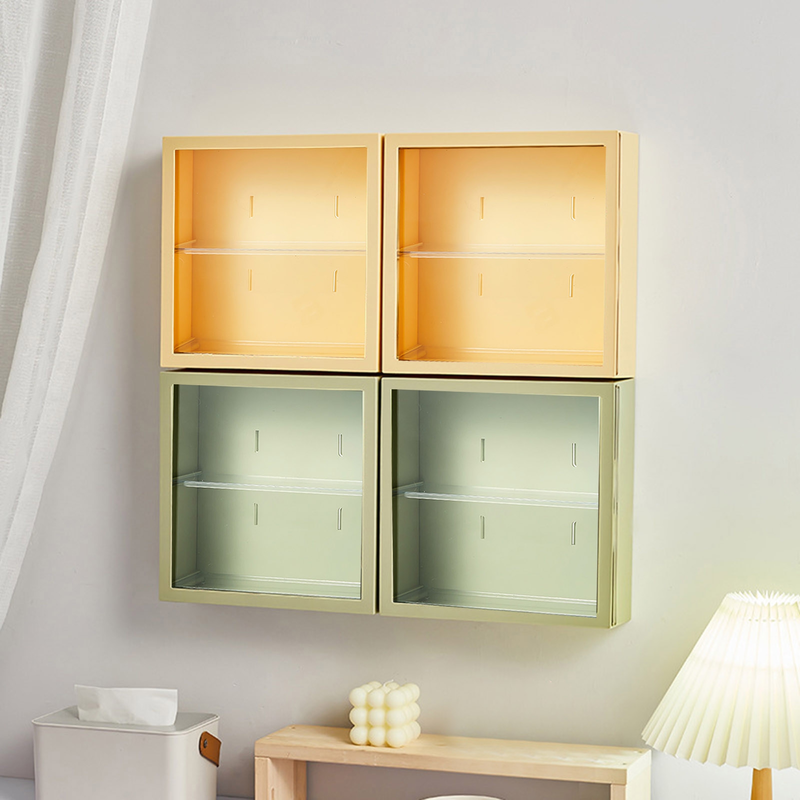 ZenCart Figure Display Cabinet Dustproof Shelf Large Capacity Simple ...