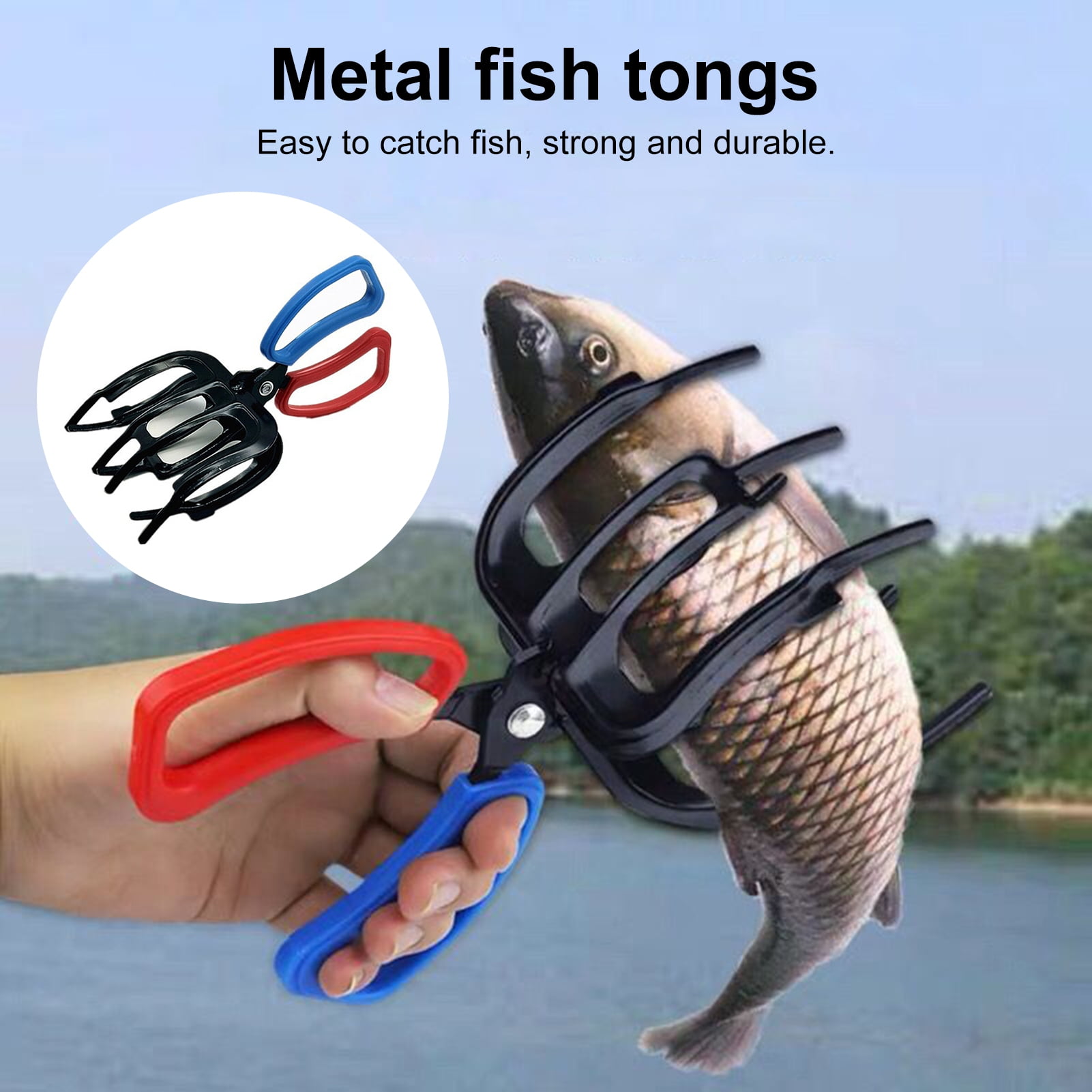 ZenCart Fish Gripper with 2/3 Claws Anti-slip Ergonomic Handle ...