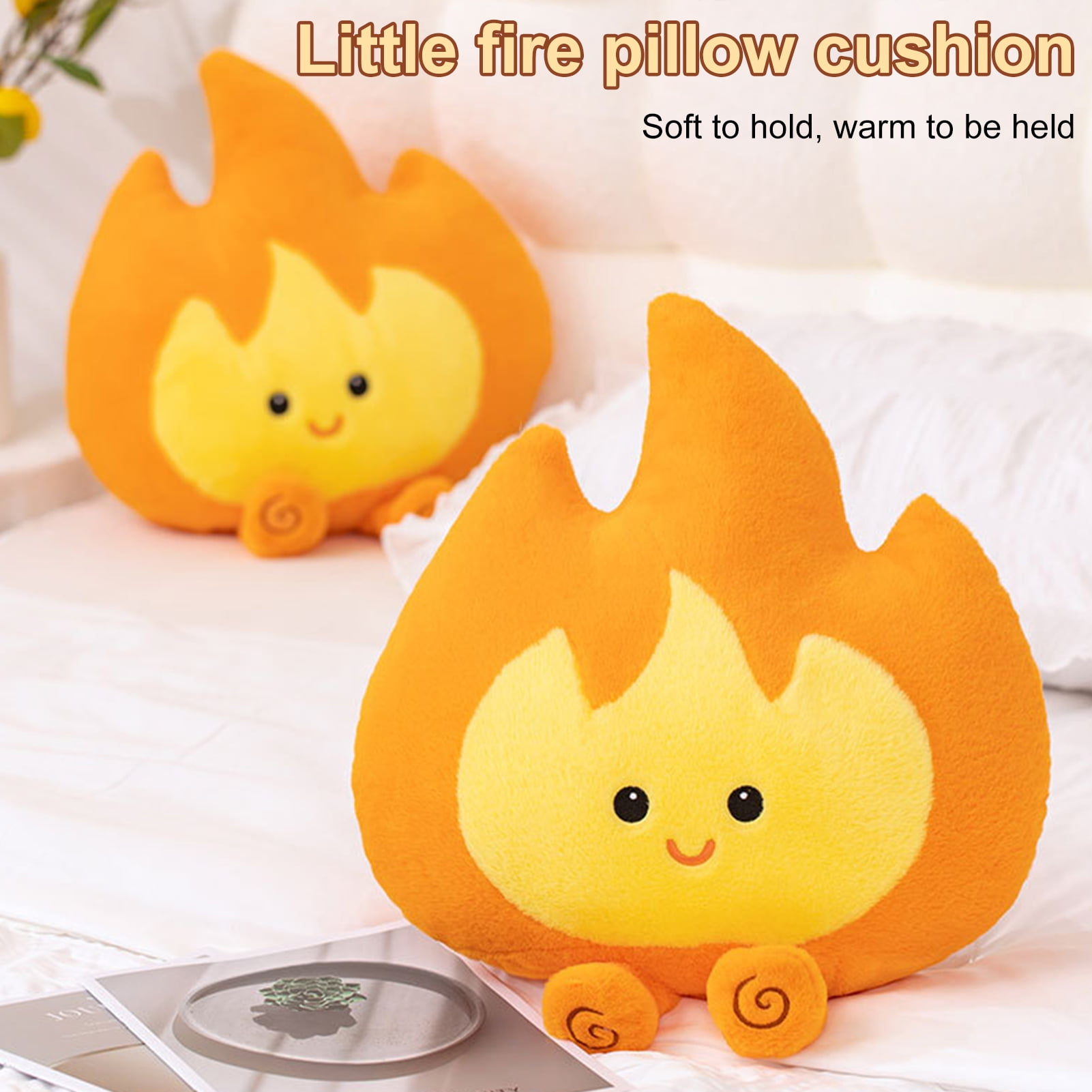 ZenCart Flame Elf Plush Toy 17.8" Soft Stuffed Flame Doll for Kids ...