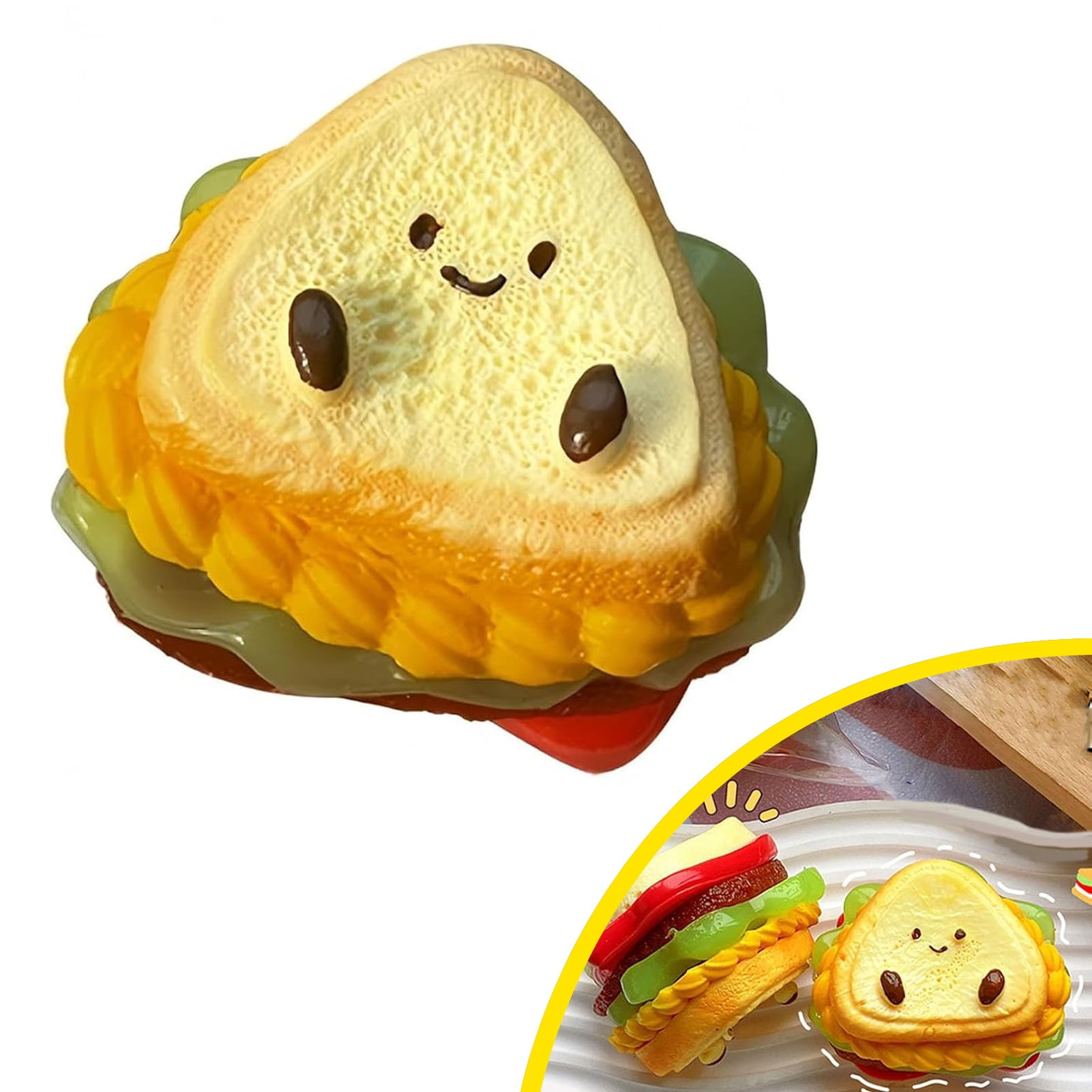 ZenCart Handmade Sandwich Squeeze Toys Soft Squeeze Toys 6-Layer ...