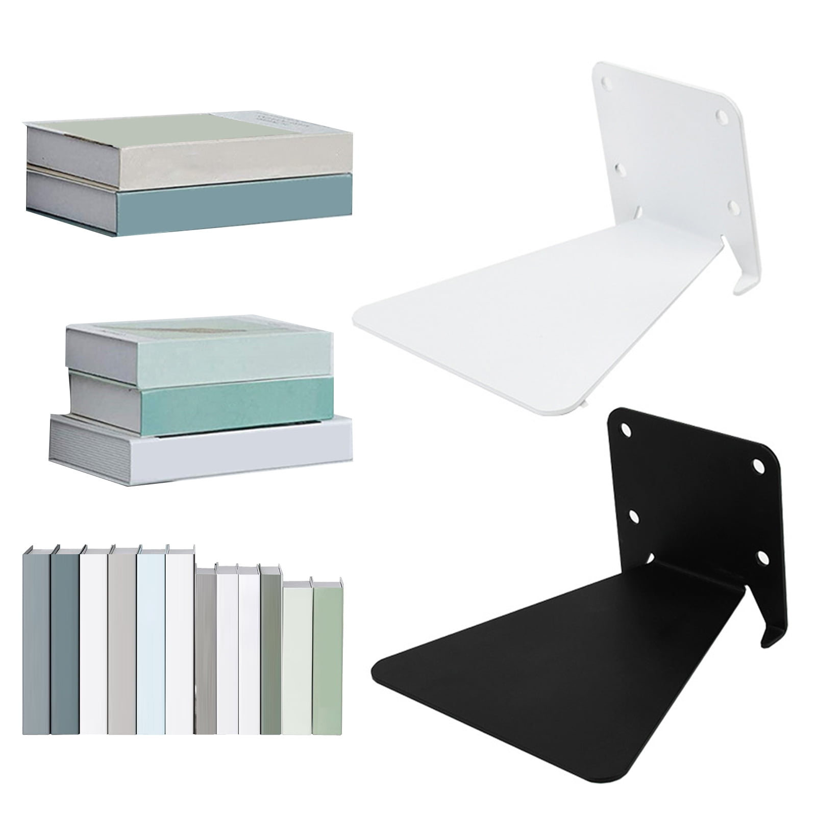 ZenCart Invisible Floating Bookshelf Wall Mounted Book Shelves for Book ...