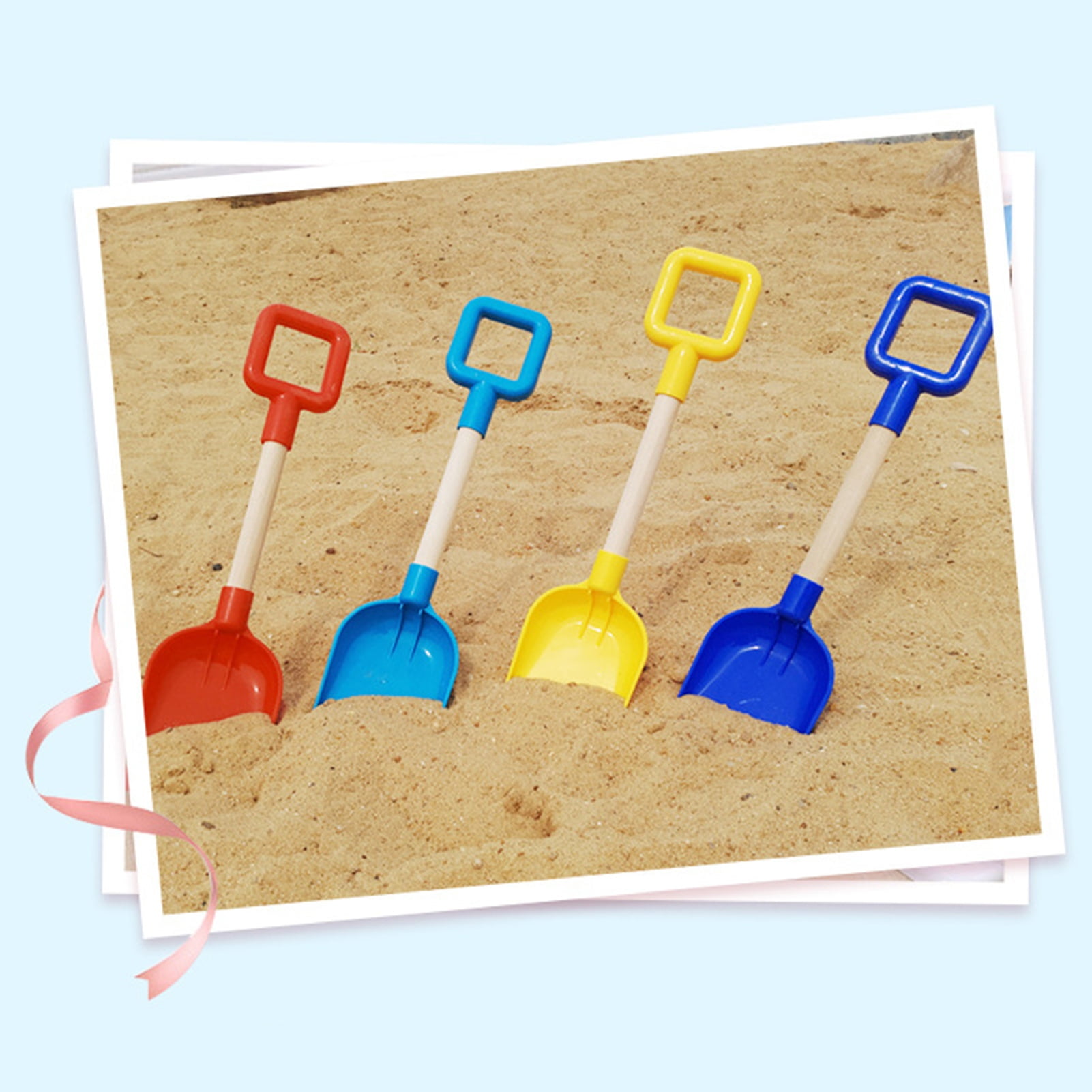 ZenCart Kids Winter Outdoor Snow Shovel Toy with Long Handle Colored ...