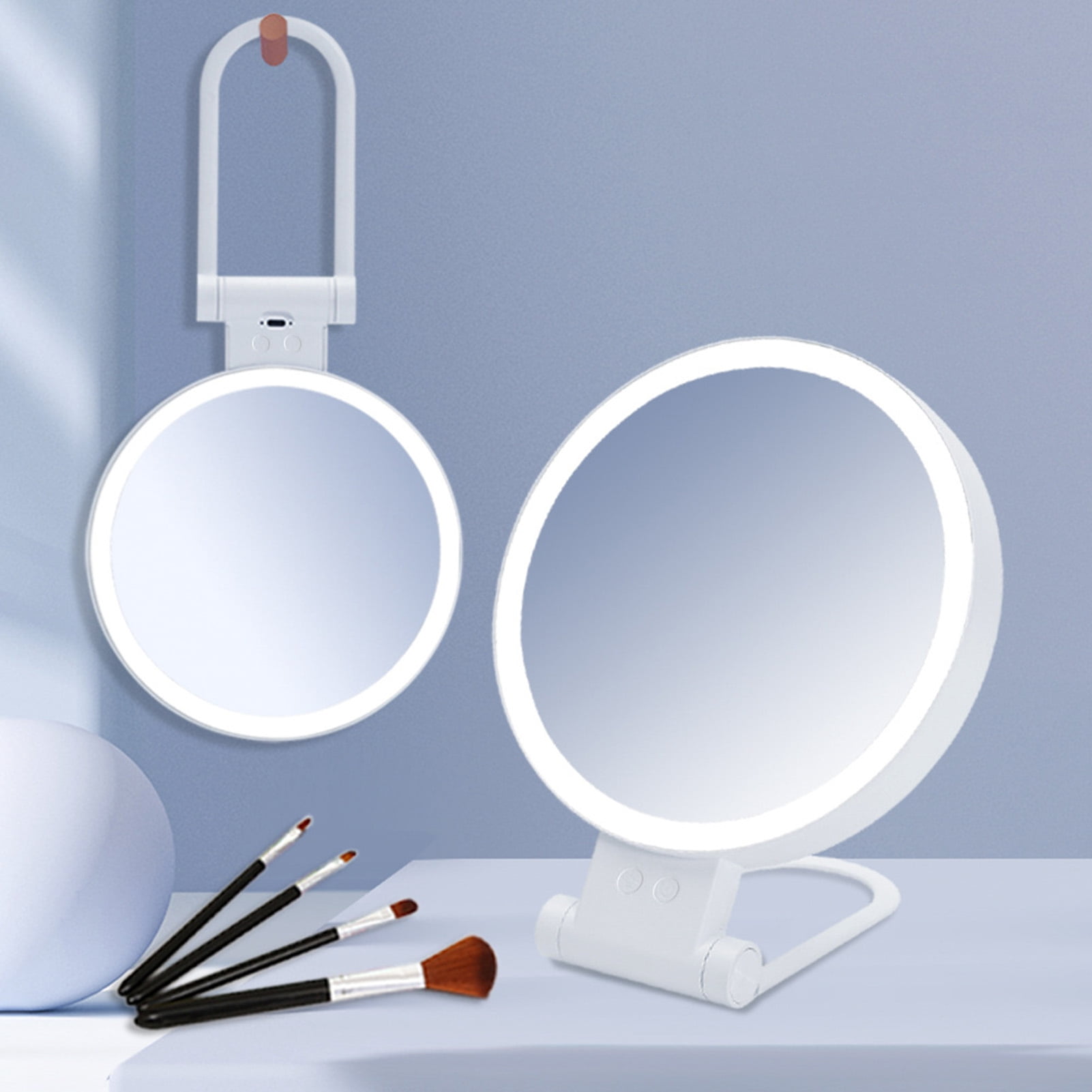 ZenCart LED Lighted Makeup Mirror 5/10/20/30X Magnifying Double-sided ...
