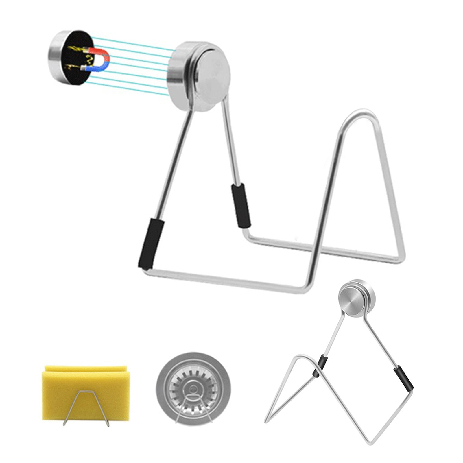 ZenCart Magnetic Sponge Holder Kitchen Sink Organizer No Drilling ...