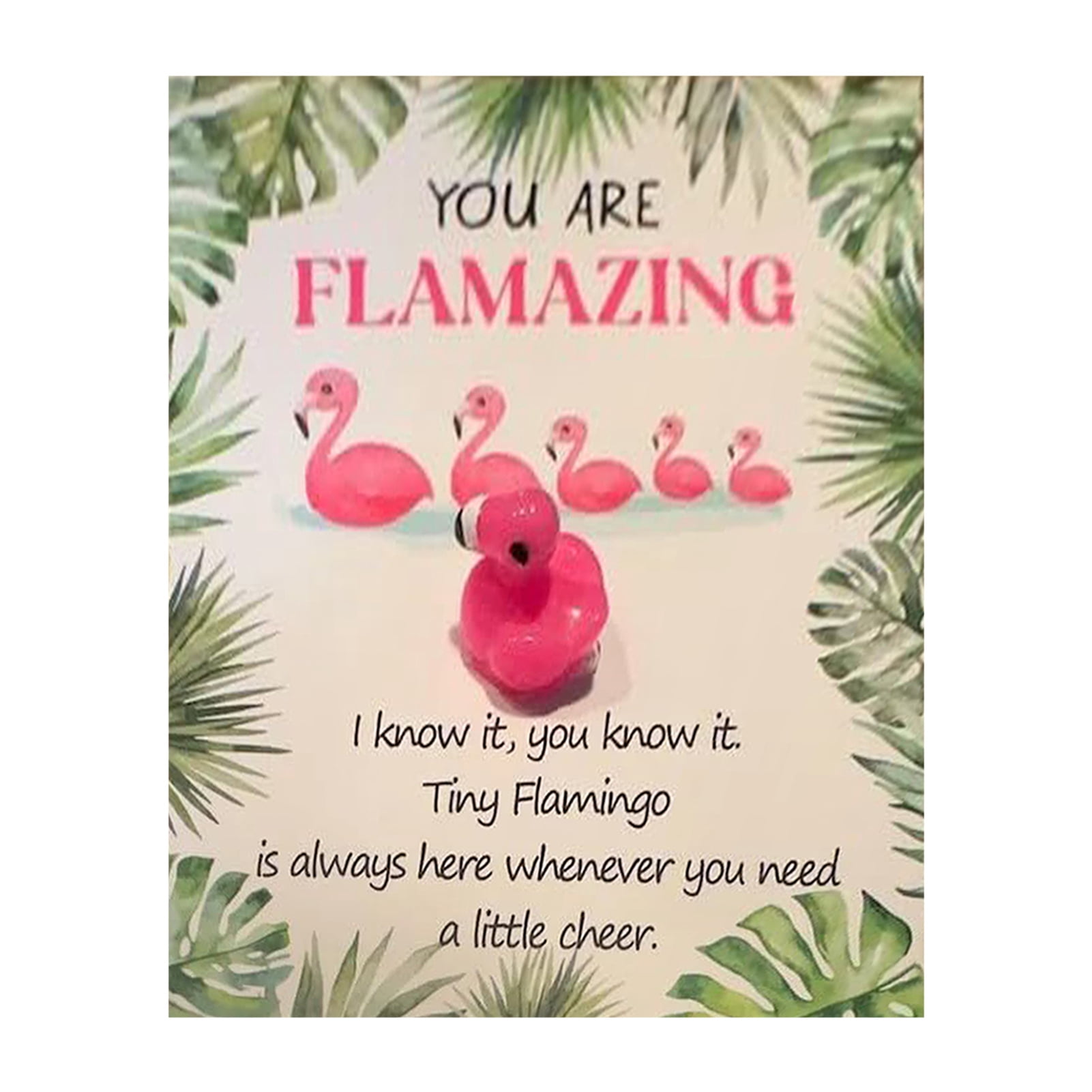 ZenCart Mini Flamingo Pocket Hug Token Gift Small Resin Animal ...