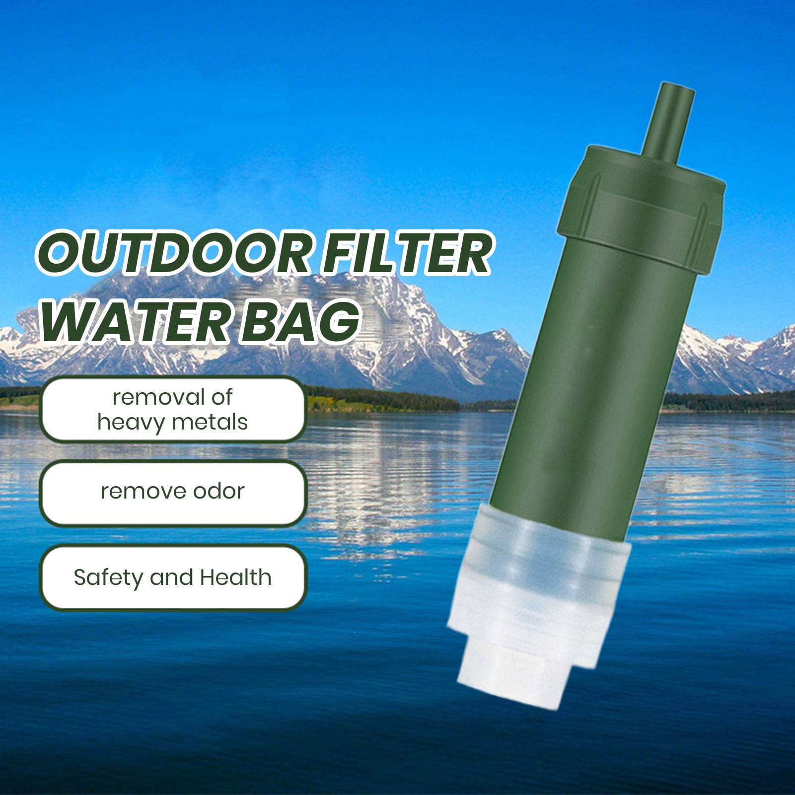 ZenCart Personal Water Filter Straw Mini Water Purifier Universal Easy ...