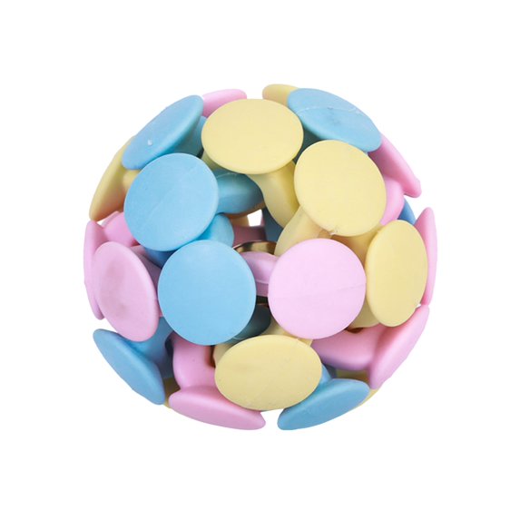ZenCart Pet Puppy Colorful Bell Disc Suction Ball - Puppy Grinding Chew ...