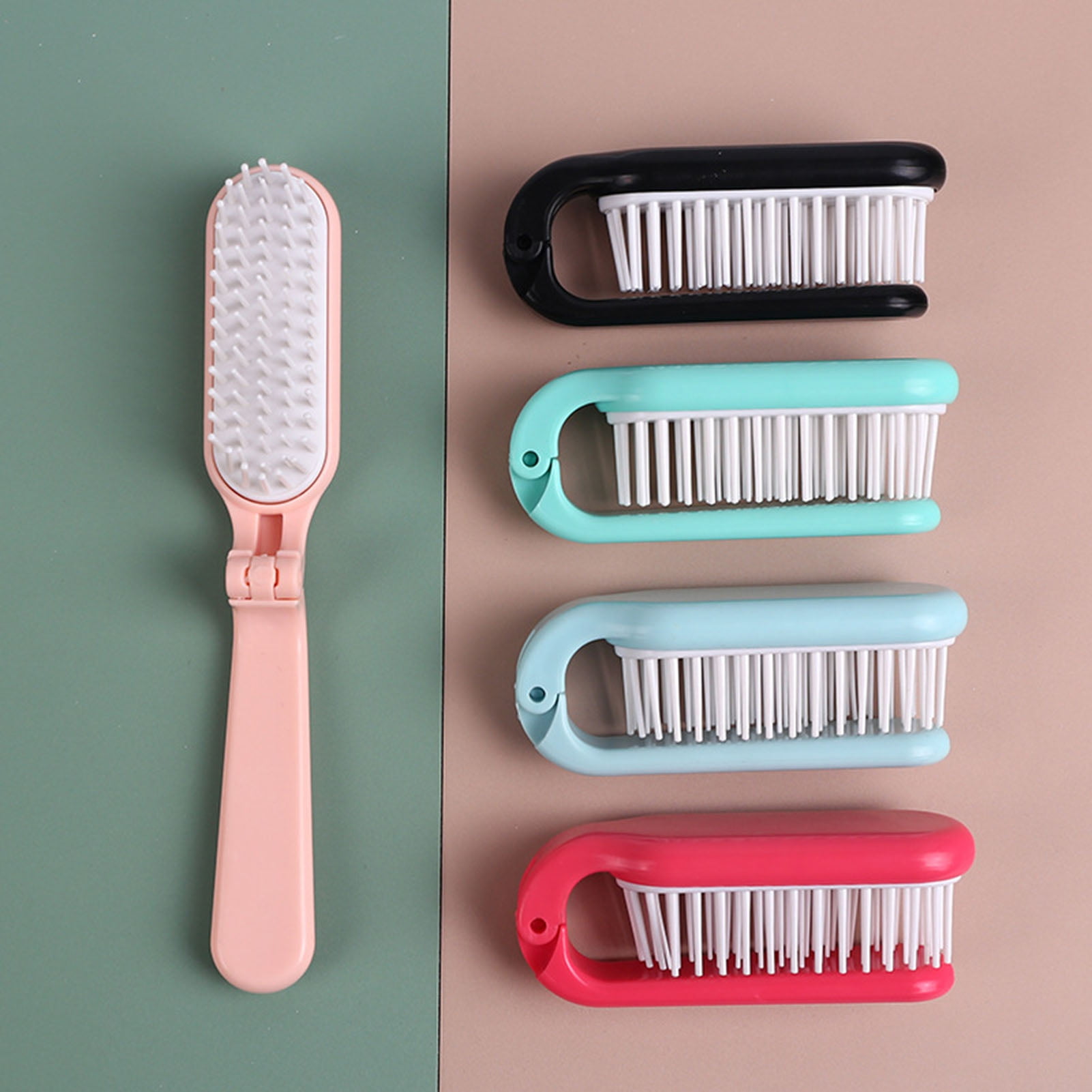 ZenCart Portable Folding Hair Brush Soft Bristles Scalp Massage ...