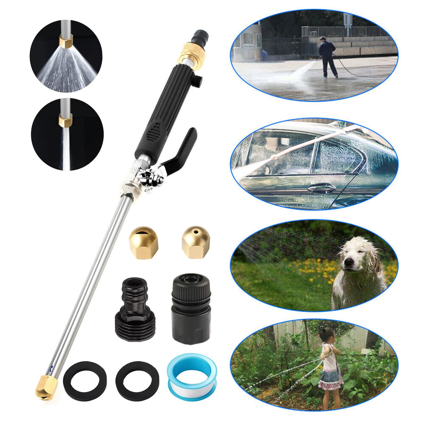 ZenCart Pressure Washer Adjustable Leak-Proof Design Quick Connect High ...