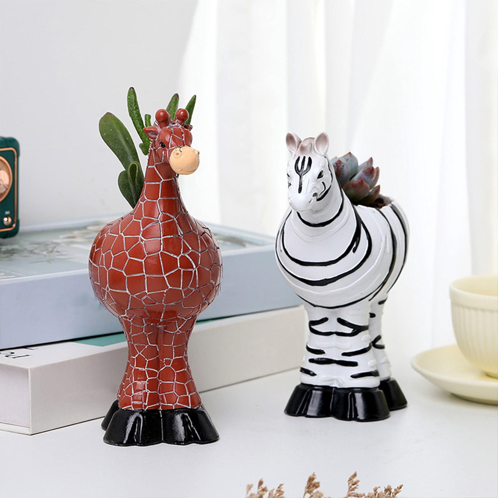 ZenCart Resin Flower Pot Planter High Strength Shatterproof Animal ...