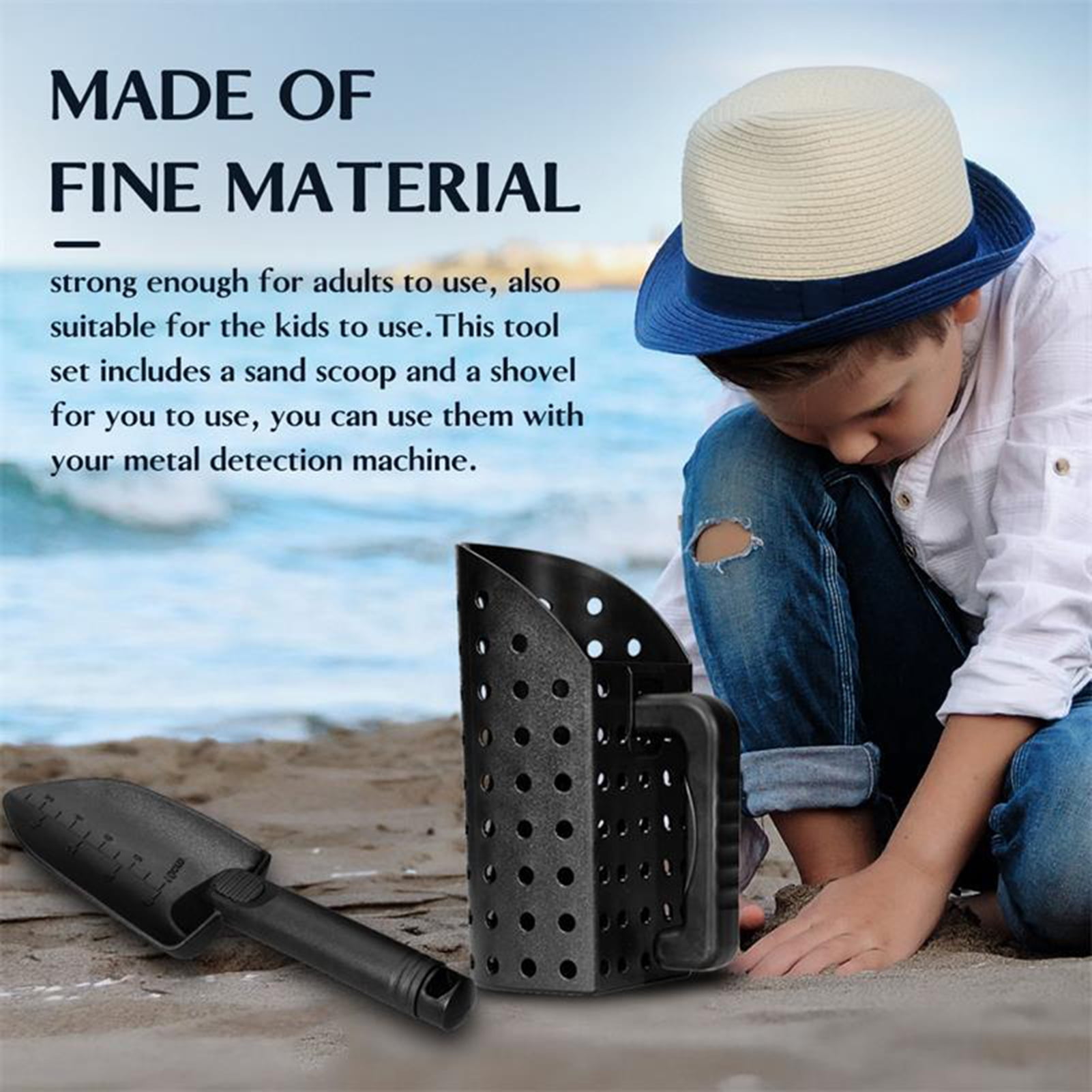 ZenCart Sand Scoop Ultralight Sifting Shovel Tool for Treasure Find ...