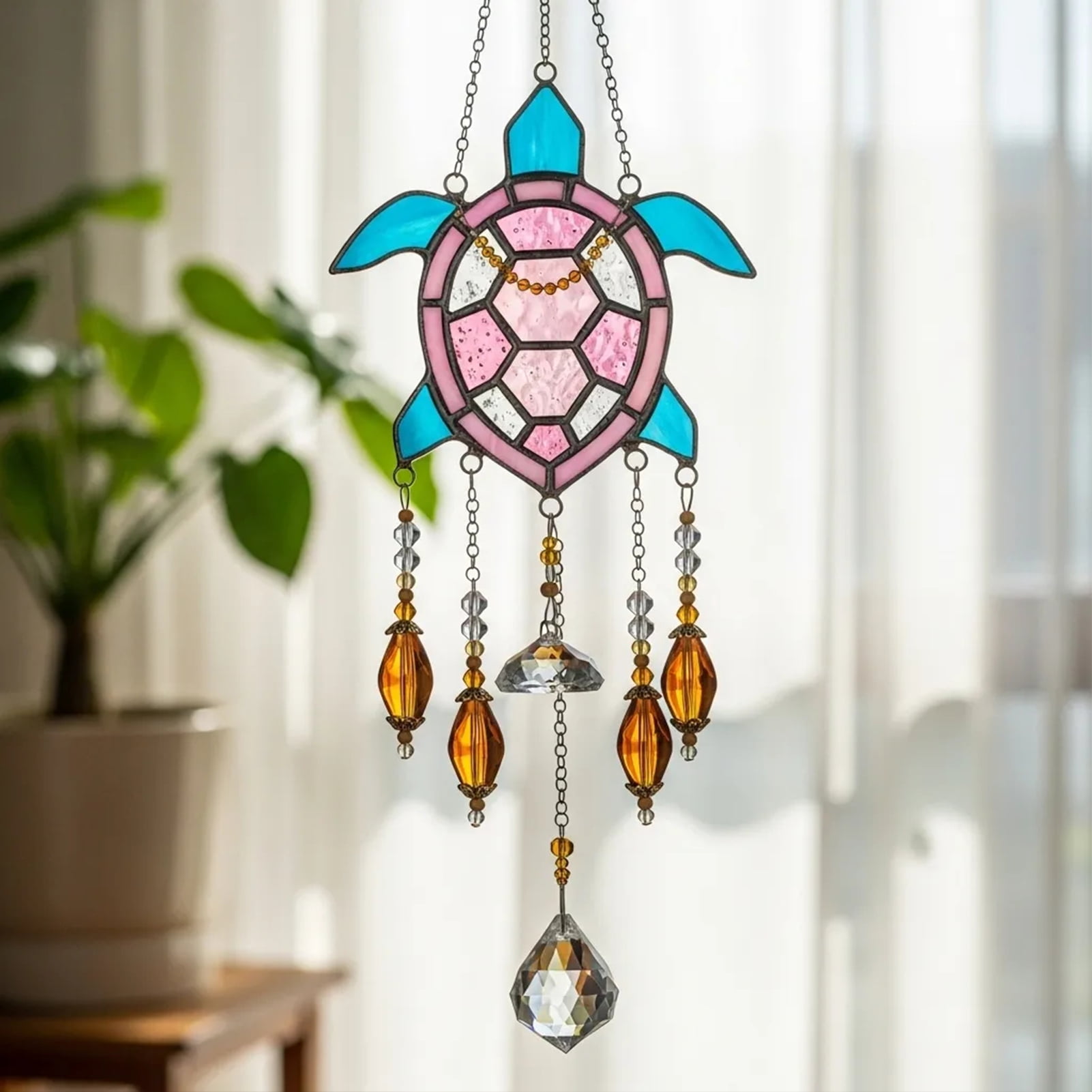 ZenCart Sea Animal Sun Catcher Coastal Hanging Decoration Conch ...