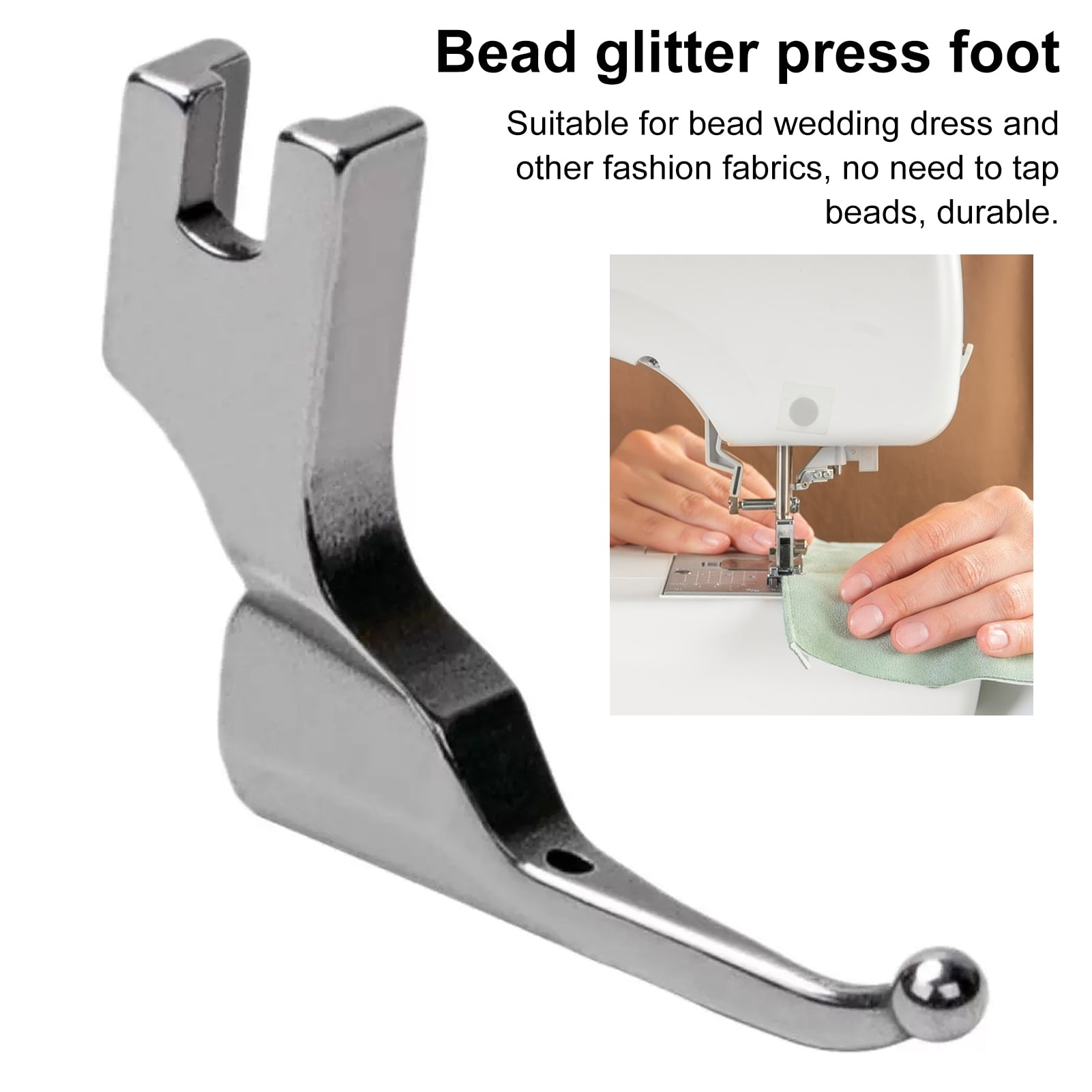 ZenCart Sequin Bead Wedding Dresses Presser Foot No Bead Tapping ...