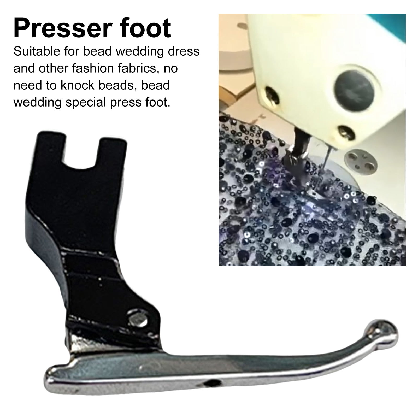 ZenCart Sequin Bead Wedding Dresses Presser Foot No Bead Tapping ...