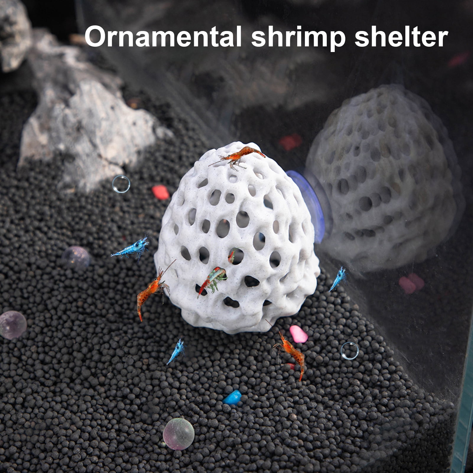 ZenCart Shrimp Dome Hideout Aquarium Shrimp Breeding Cave Betta Habitat ...