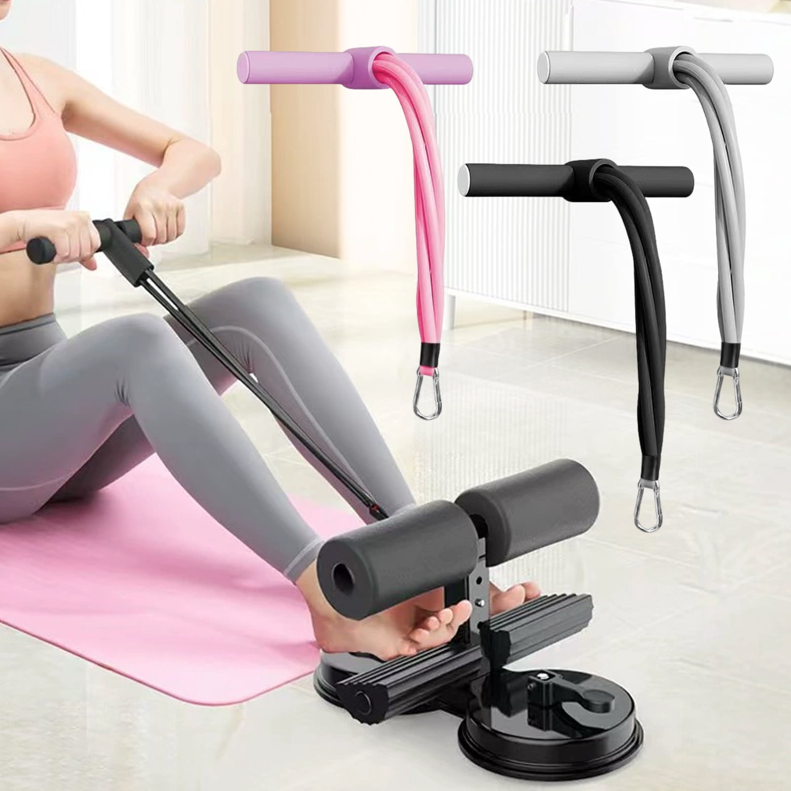 ZenCart Sit-up Assistant Bar Resistance Band Strength Training Heavy ...