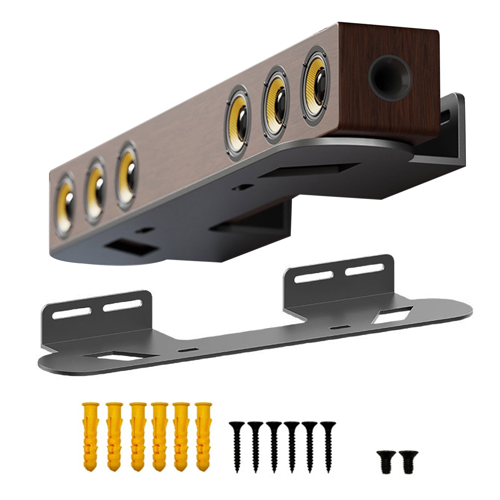 ZenCart Soundbar Wall Mount Bracket Heavy-Duty Metal Soundbar Stand ...