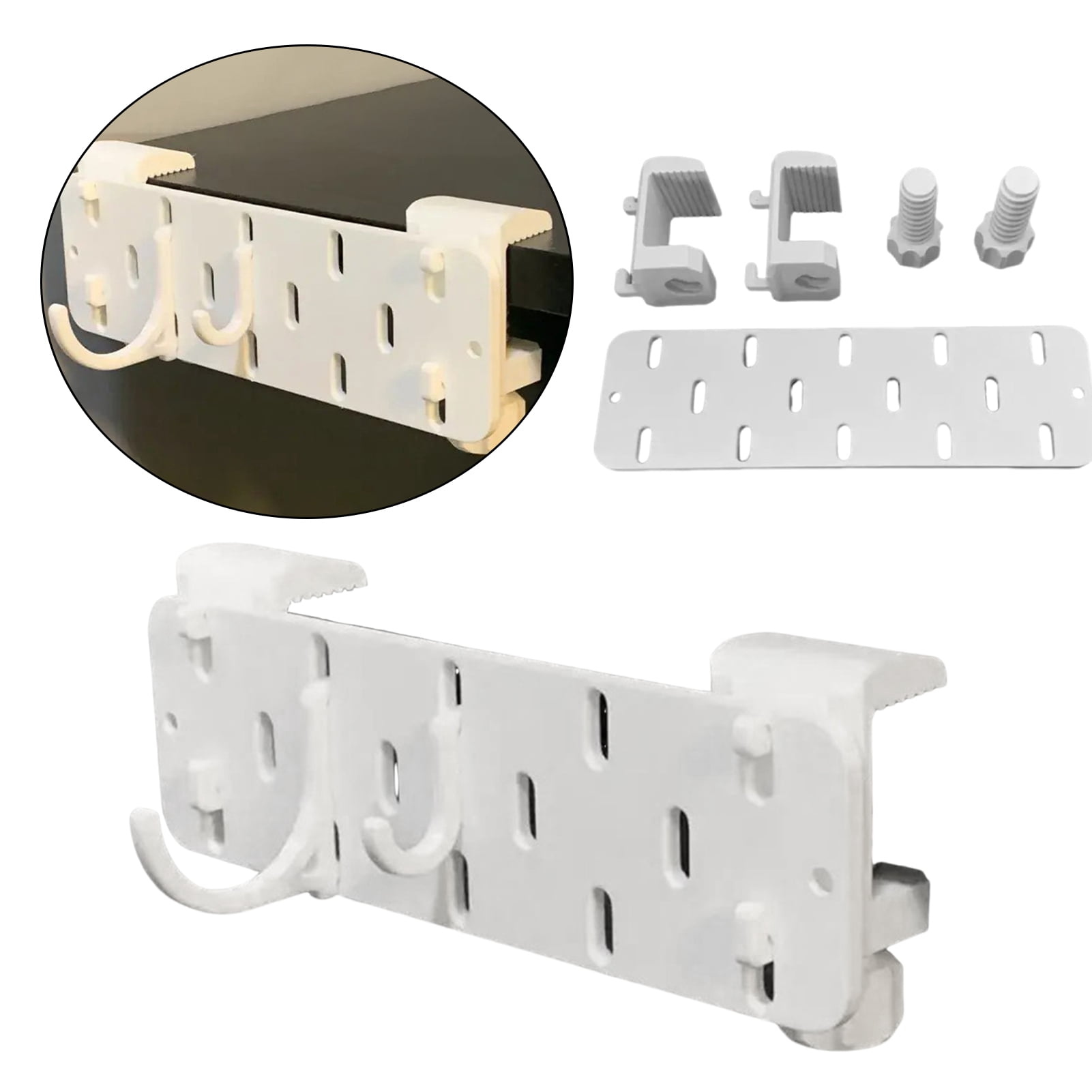 ZenCart Table Side Perforated Board Storage Holder Strong Load-bearing ...