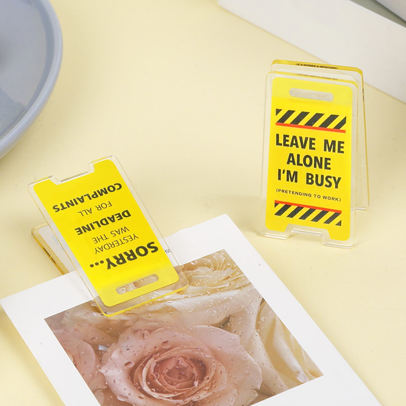 ZenCart Team Office Desk Sign Caution Warning Sign Workplace Decor Gag ...