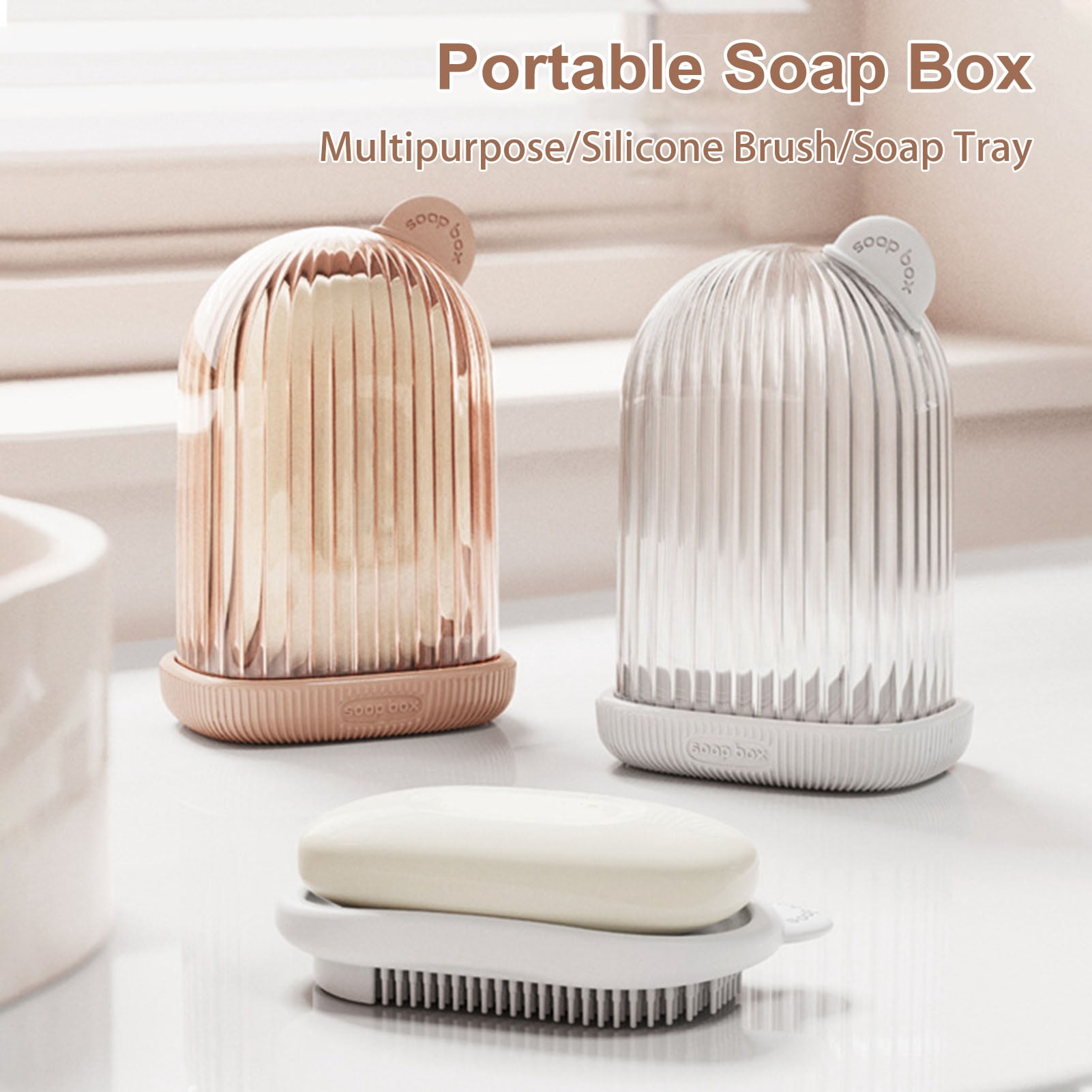 ZenCart Travel Soap Box with Drain Tray Leak Resistant Multipurpose ...