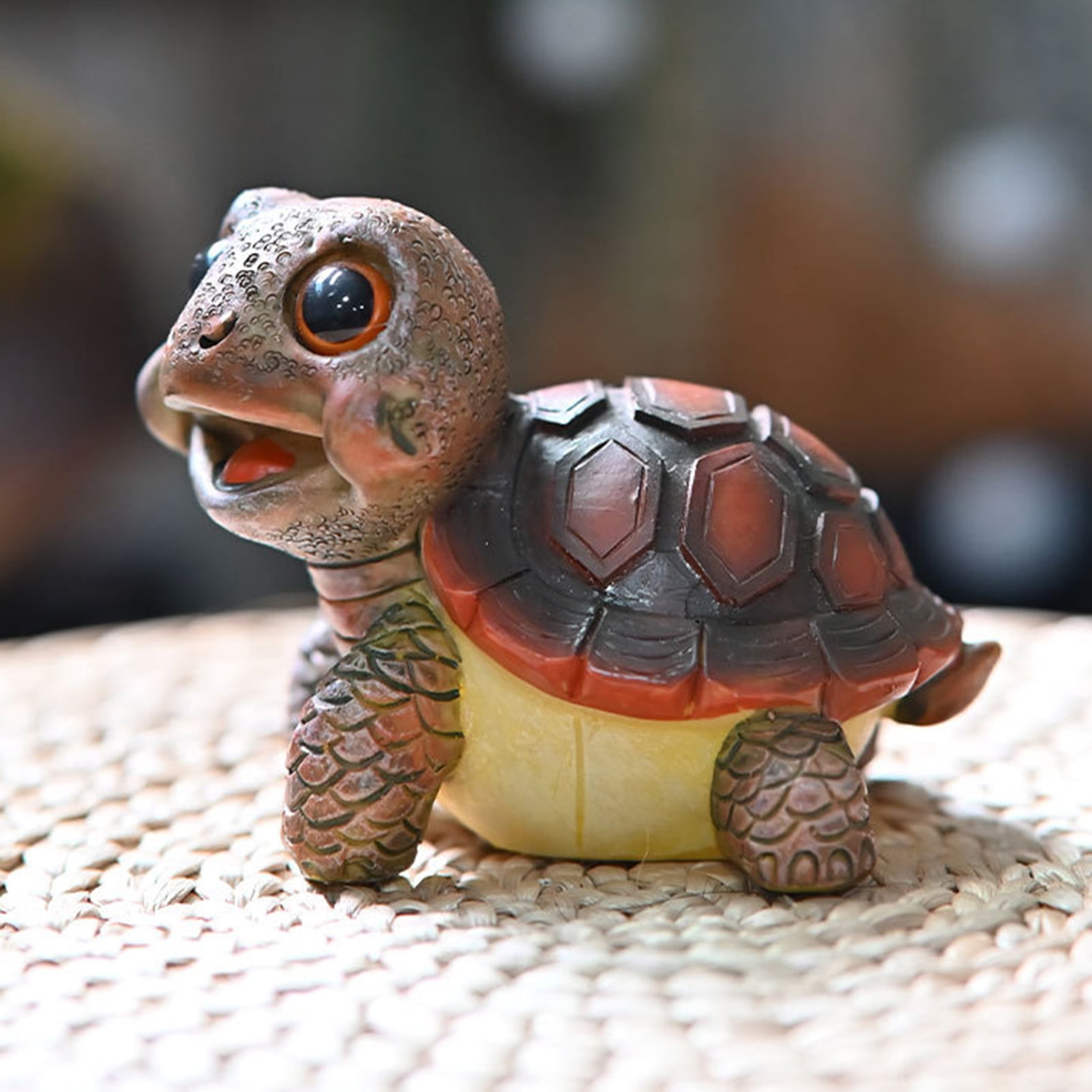 ZenCart Turtle Garden Statue Resin Turtle Tabletop Ornament Cartoon ...