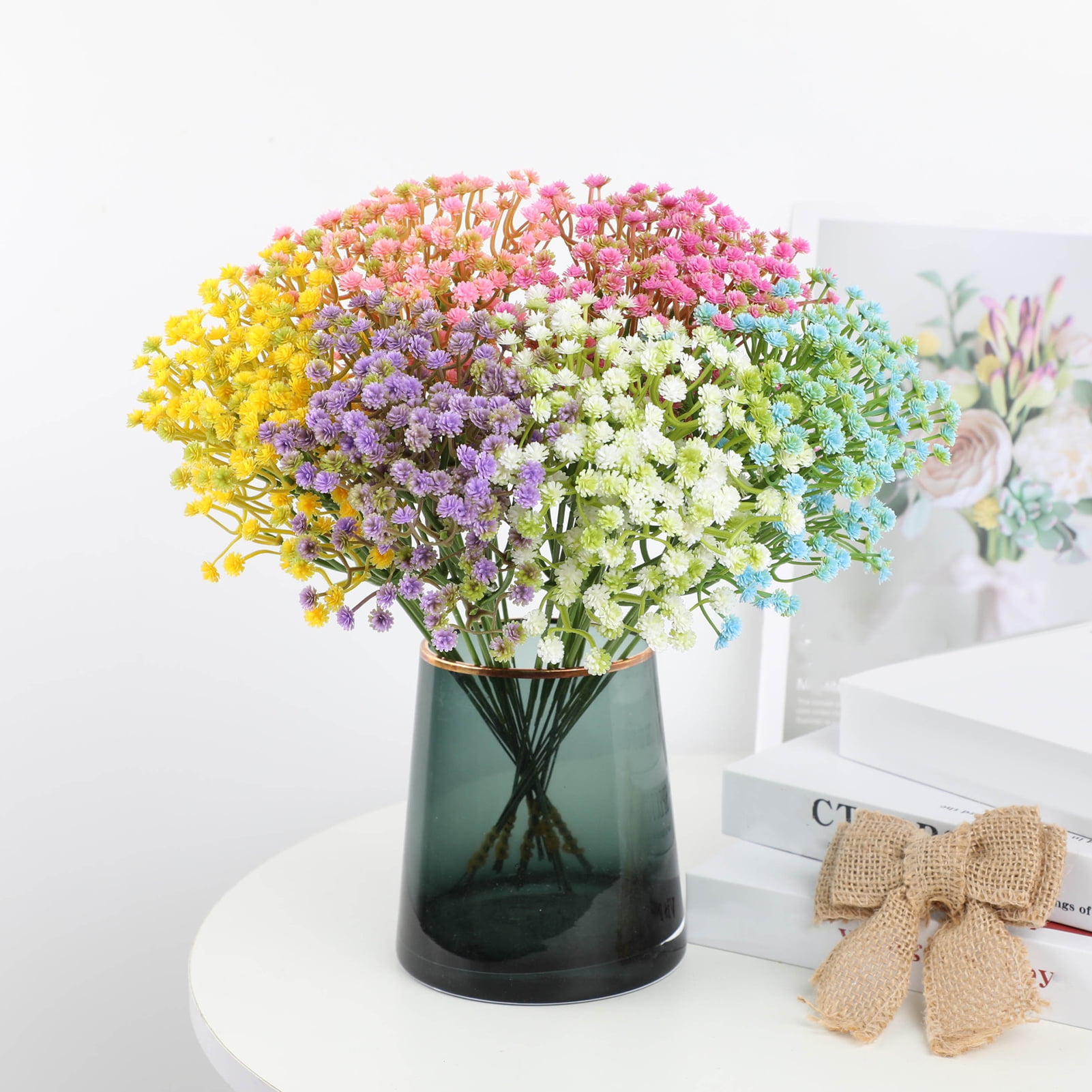 ZenCart UV-Resistant Artificial Flowers 20&36 Stems Realistic Touch ...