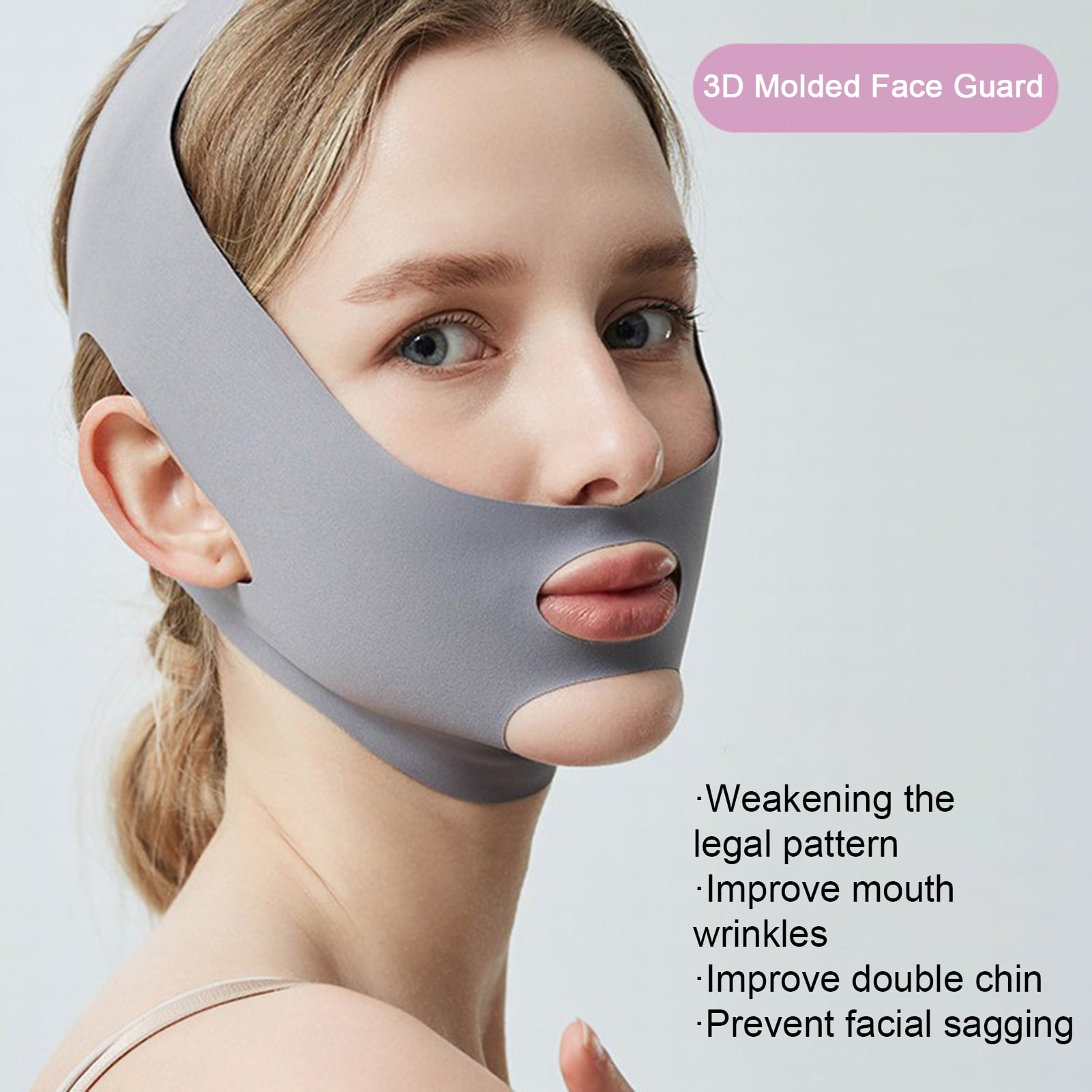 ZenCart V-Shaped Lifting Face Guard Breathable Ice Silk Fabric ...
