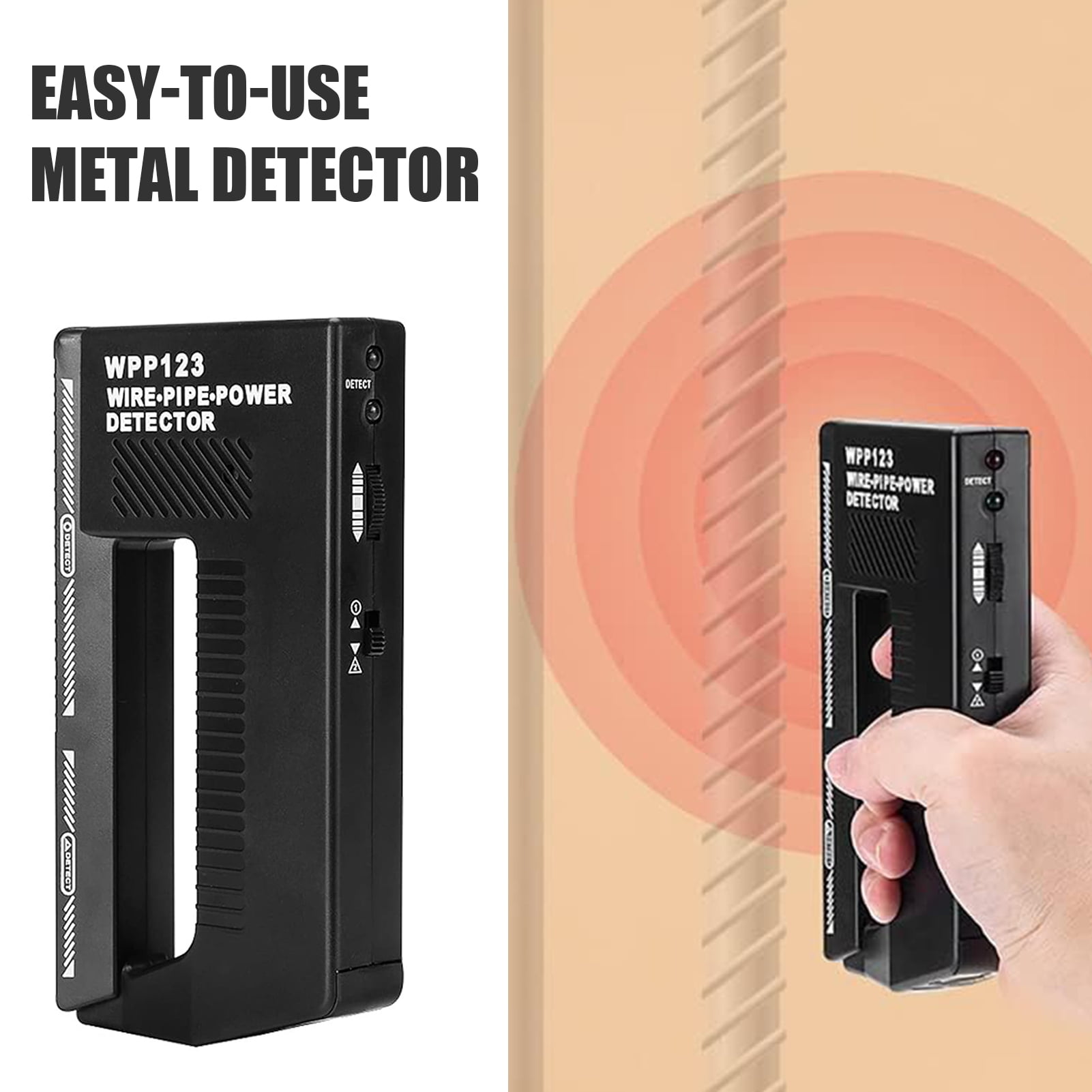 ZenCart Wall Scanner Metal Detector with Ergonomic Handle High ...