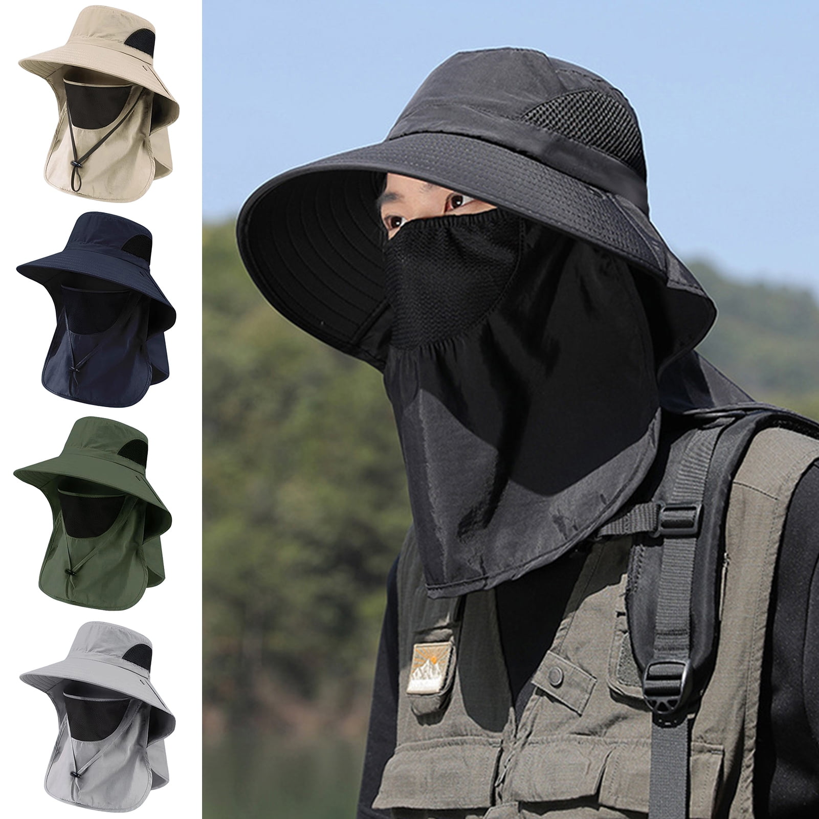 ZenCart Wide Brim Bucket Hat UPF 50+ UV Protection Sun Hat Summer ...