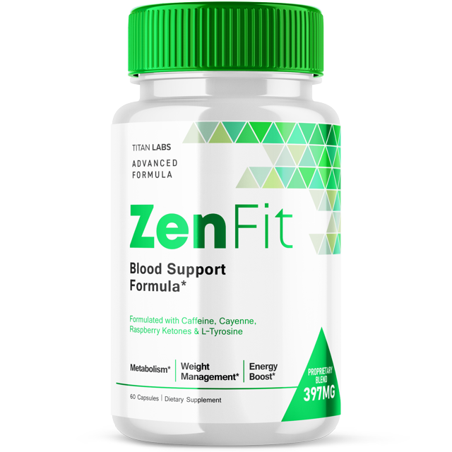 ZenFit Herbal Blood Sugar Balance Botanical Pills, Maximum Strength ...