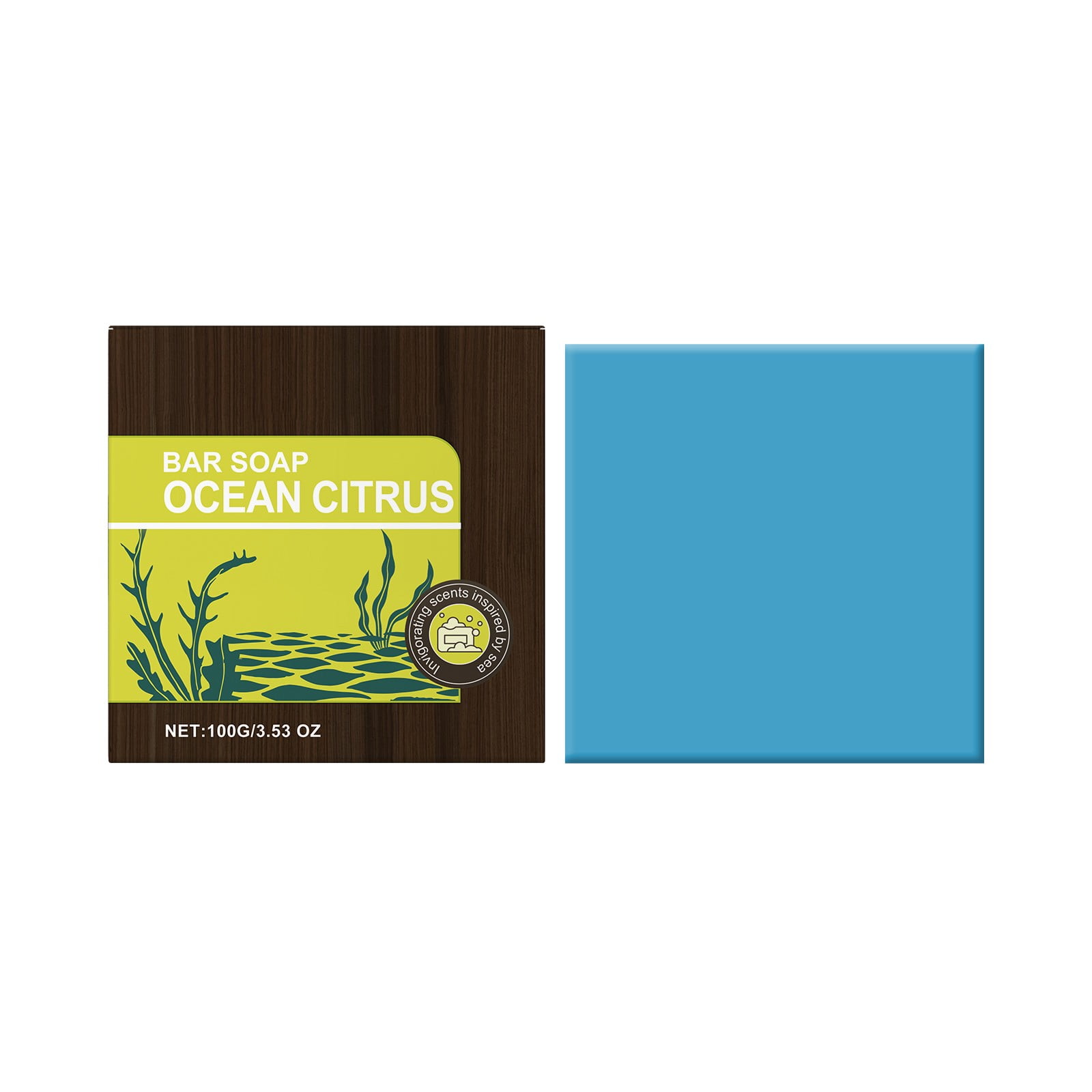 ZenNest Glacier Mint Bar Soap – Coconut, Olive & Clay Cold-Process Soap ...