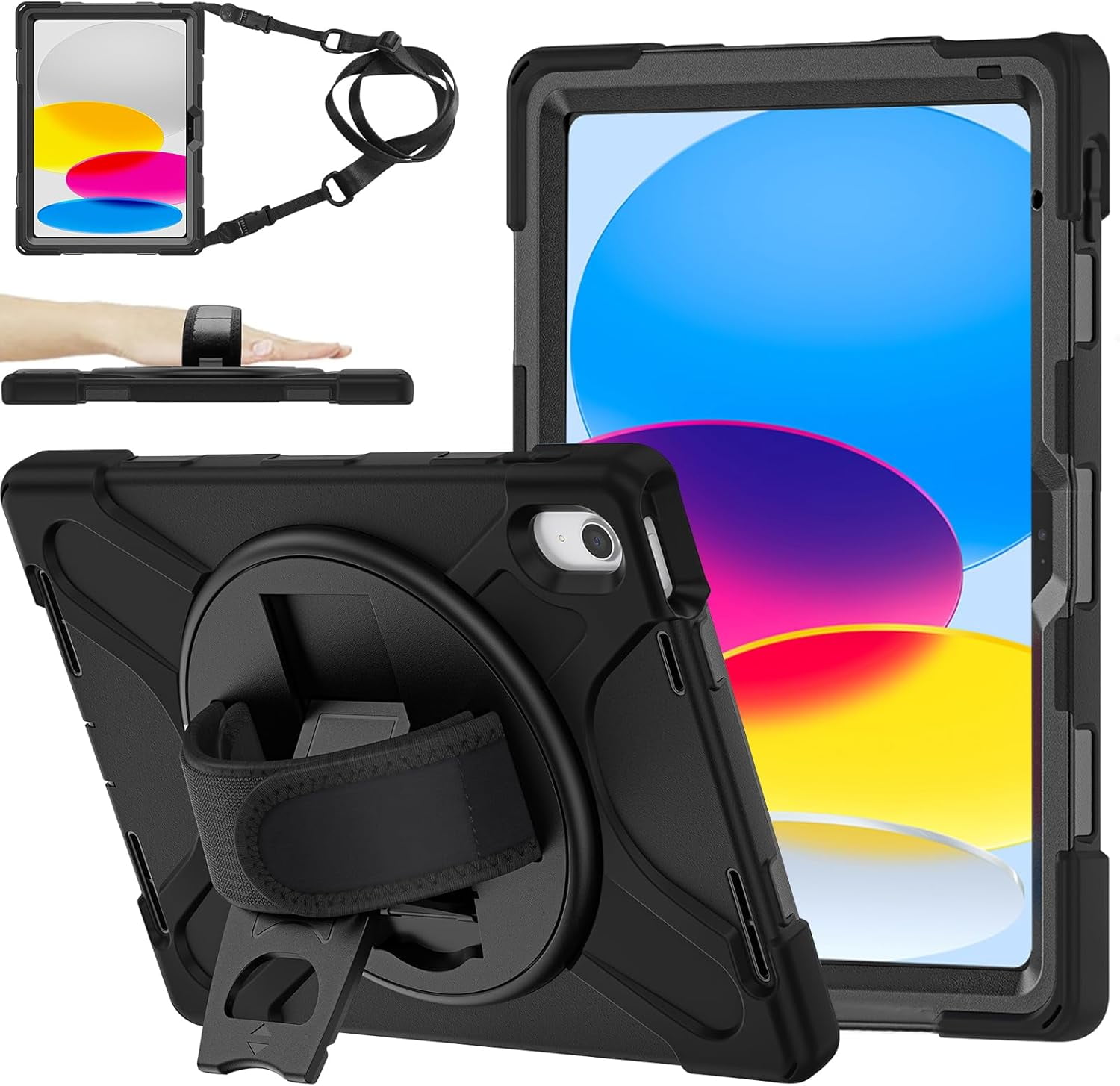 ZenRich Shockproof Case for iPad 11th (A16)/iPad 10th Generation 10.9 ...