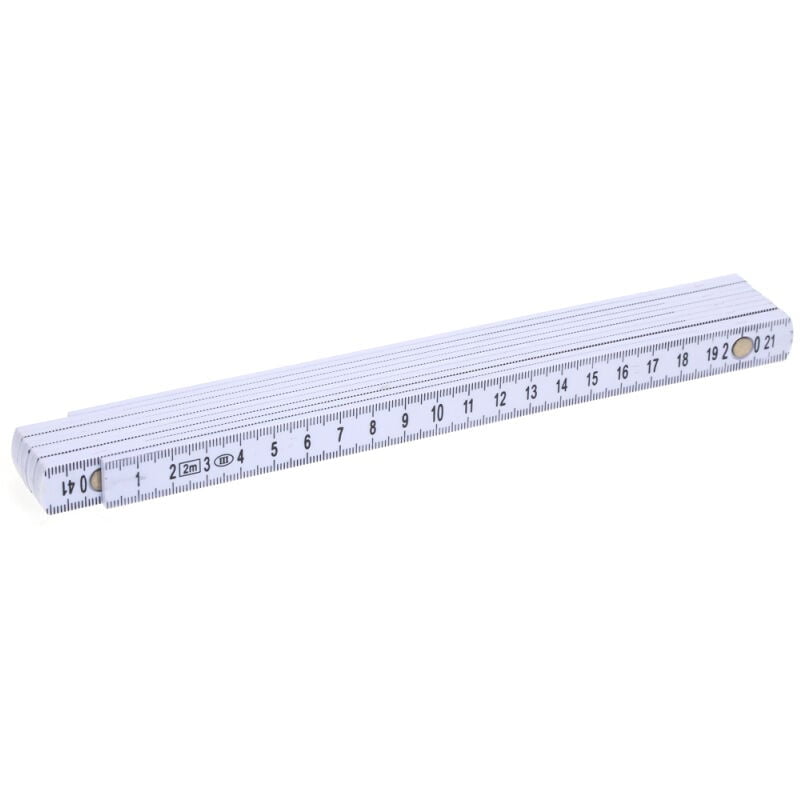 ZenSpace 2m Ten-Piece Folding Slide Rulers 6.6ft Inside Reading Multi ...