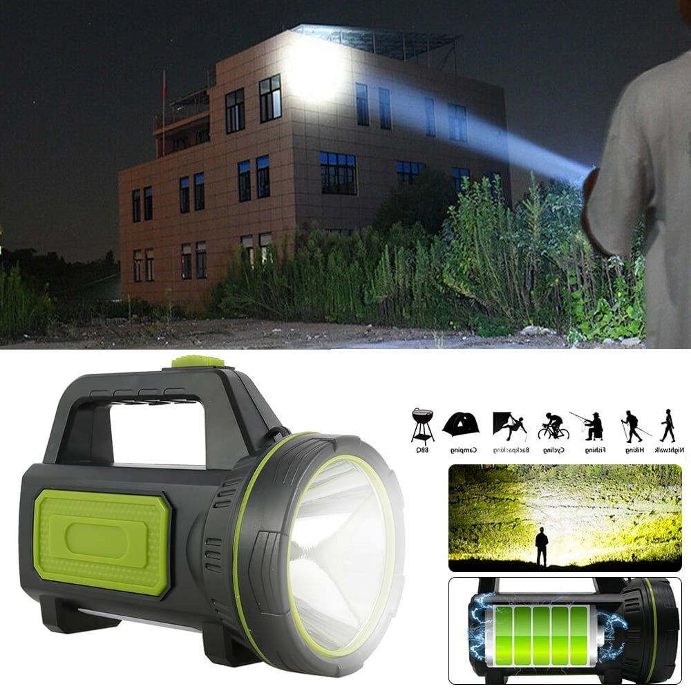 ZenSpace High Powered Handheld LED Flashlight USB Rechargeable Super ...