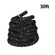 Yes4All Battle Rope 1.5/2 Inch Diameter Poly Dacron 30, 40, 50 Ft ...