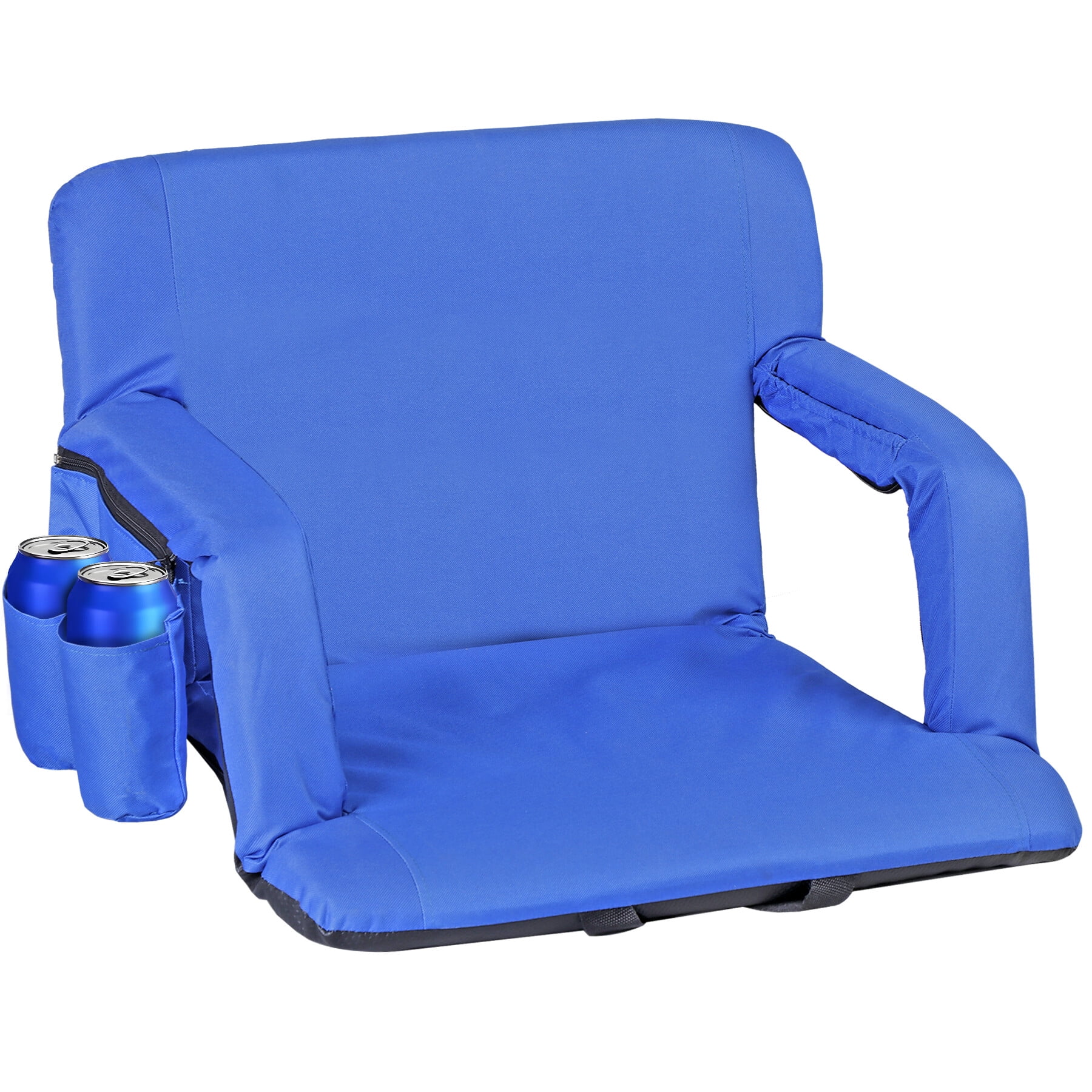 ZenSports 25-in Extra Wide Stadium Seat Chair 6 Reclining Positions ...