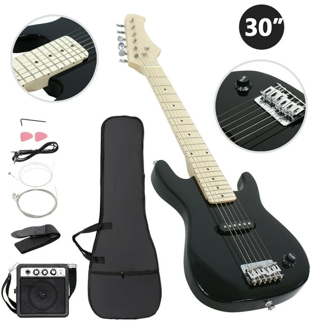 ZenSports 30-Inch Kids Electric Guitar 3/4 Size Beginner’s Guitar W/Amp ...